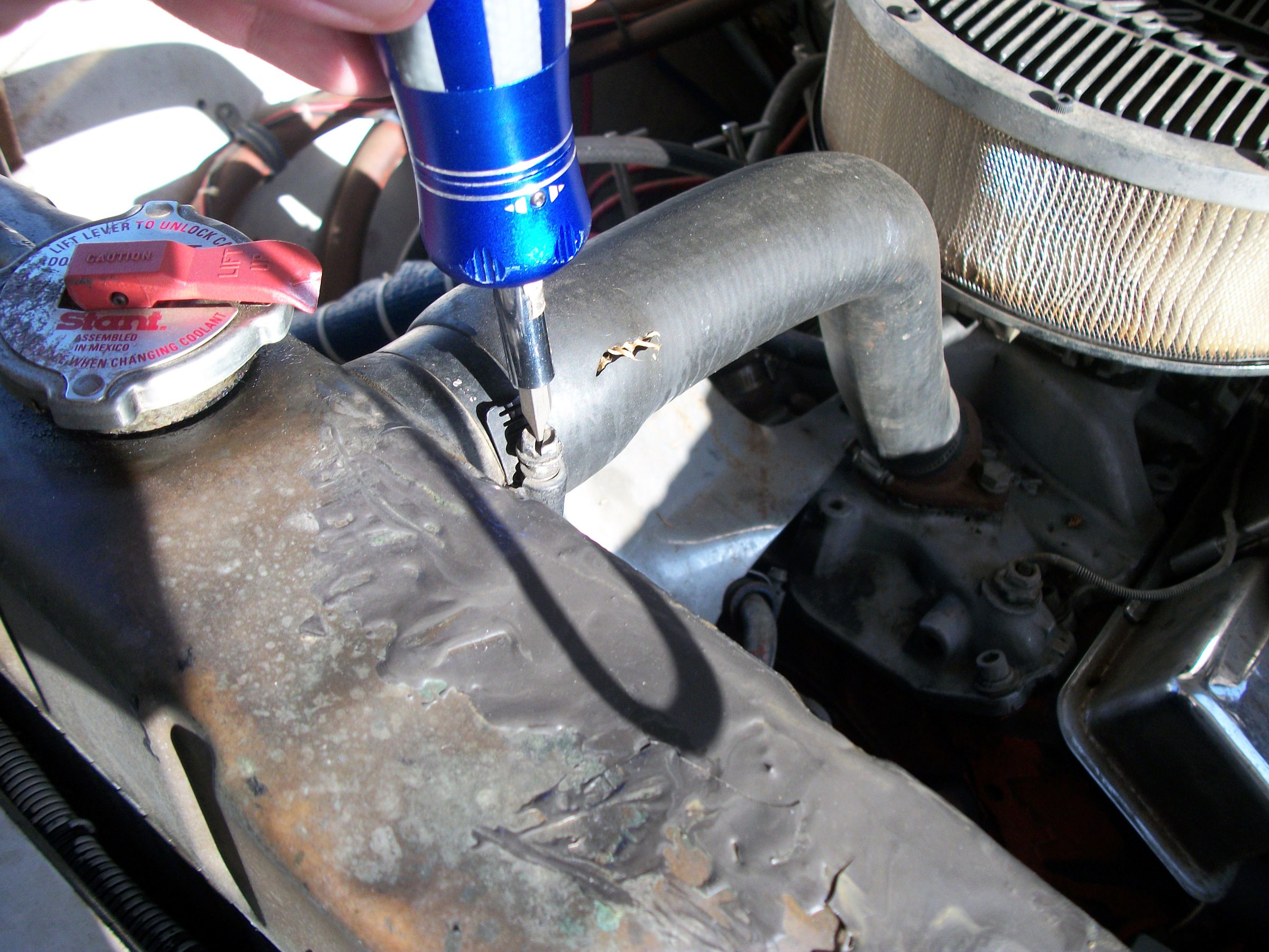 How to Install a New Radiator in a 1957 Chevy Truck : 11 Steps (with ...