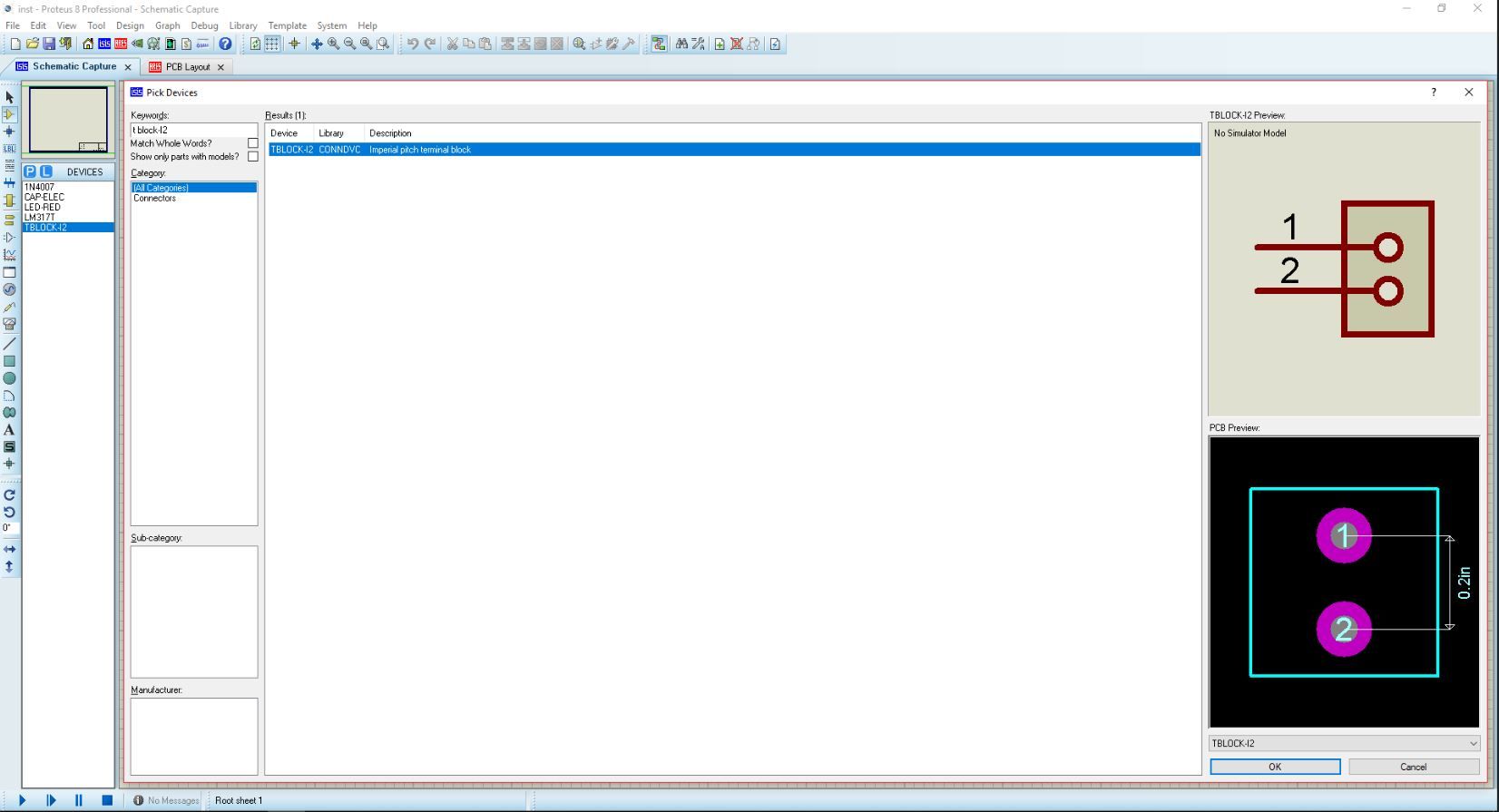 Simulating Designing of Circuits+PCB on Proteus : 10 Steps - Instructables