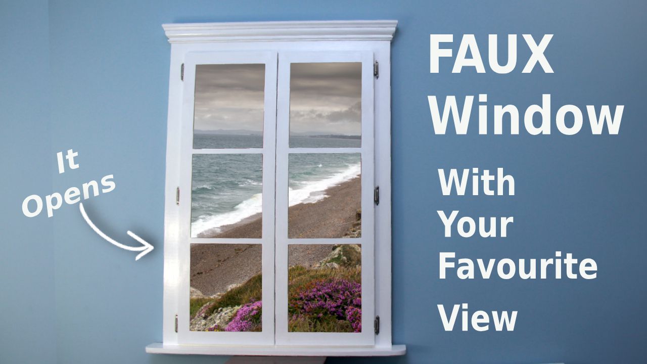 Faux Window With Your Favourite View : 11 Steps (with Pictures ...