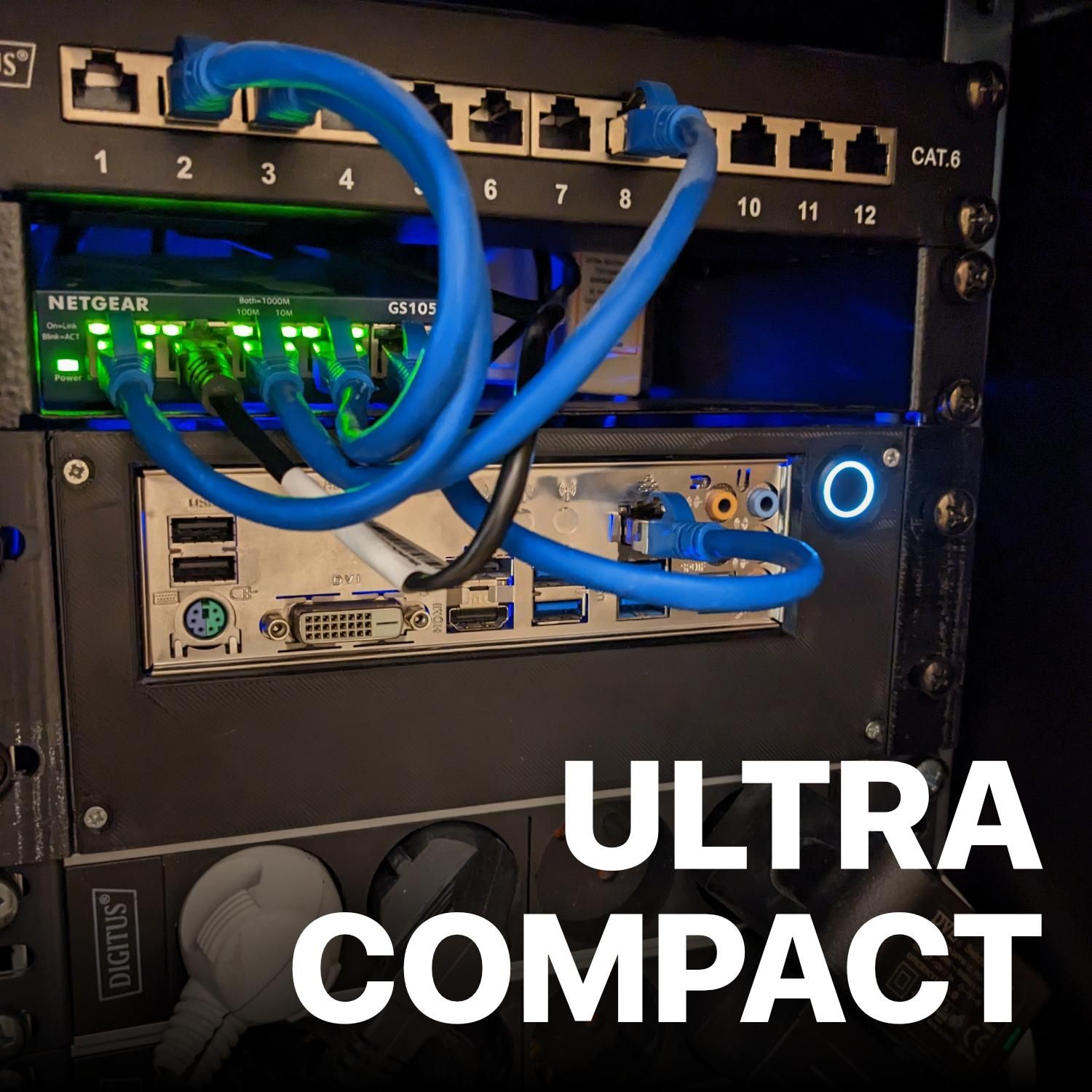 DIY Rackmount NAS - 2U PC Case - for 10" Network Cabinets : 9 Steps ...
