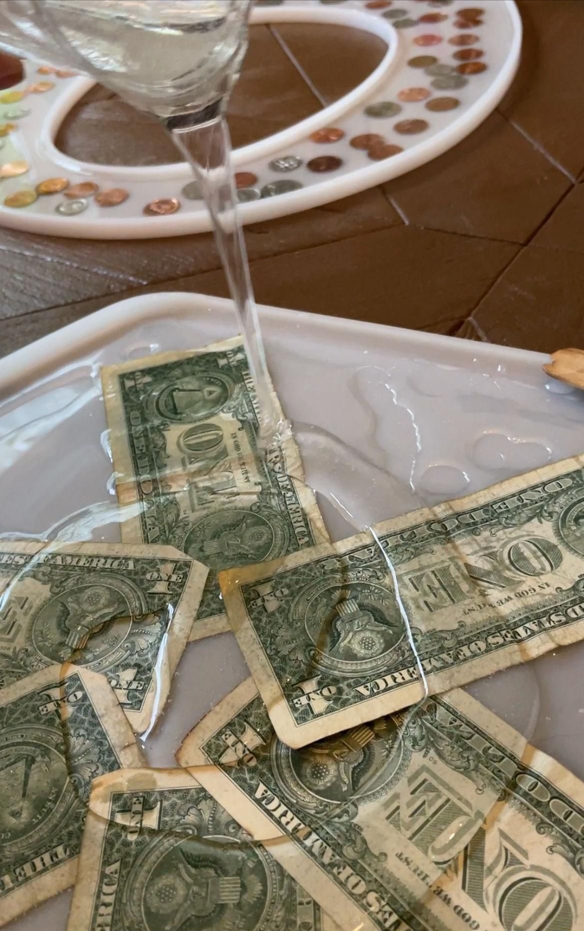 Epoxy Toilet Seat With Money : 8 Steps - Instructables