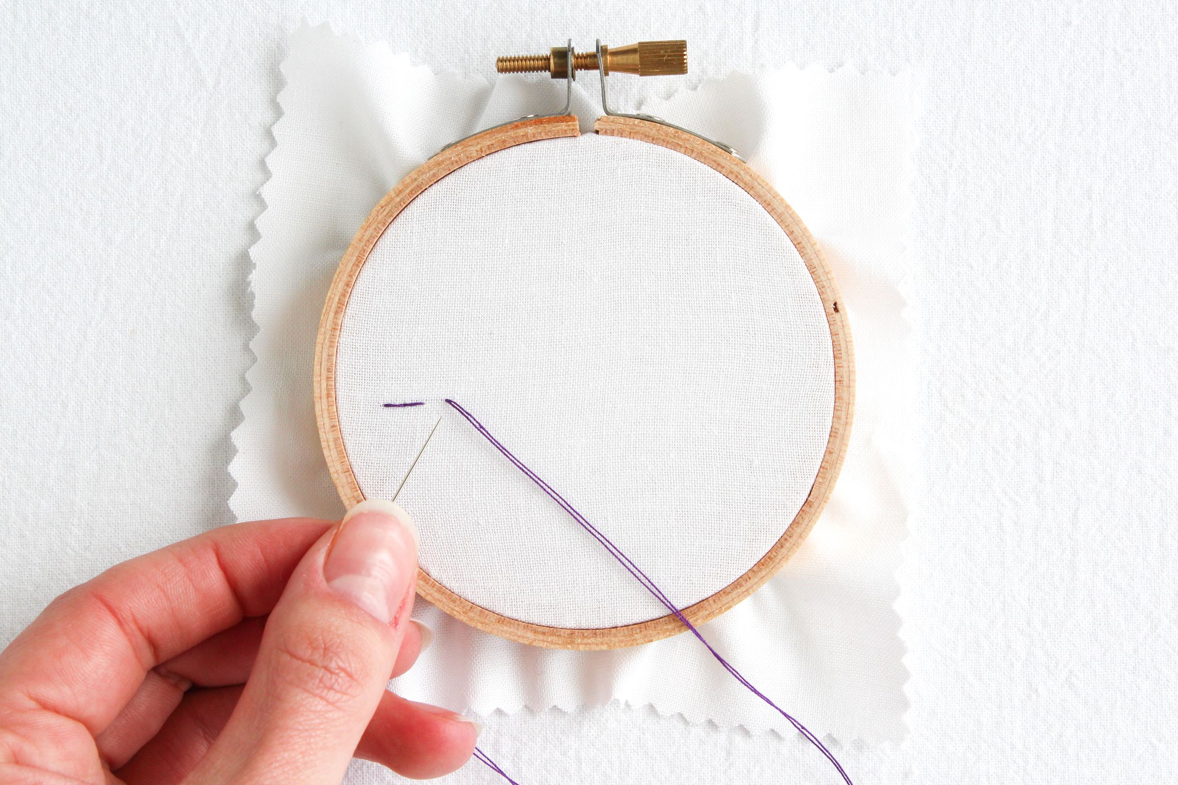 Sewing the Backstitch : 4 Steps - Instructables