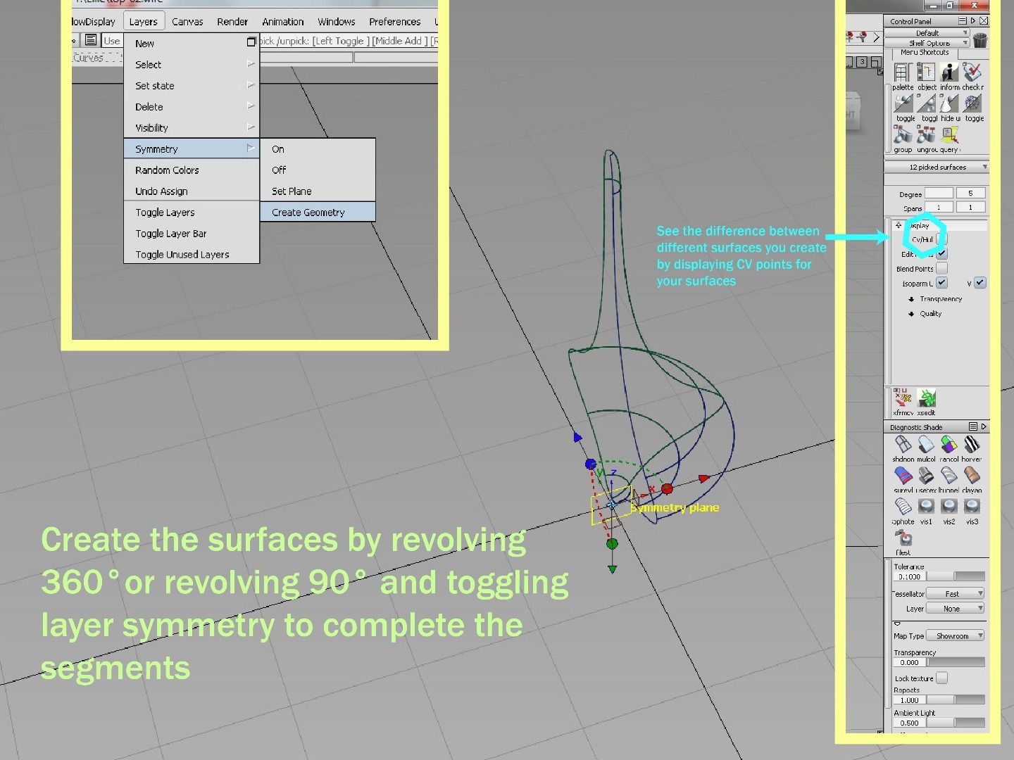 Alias Surfaces: Spinning Top : 7 Steps - Instructables
