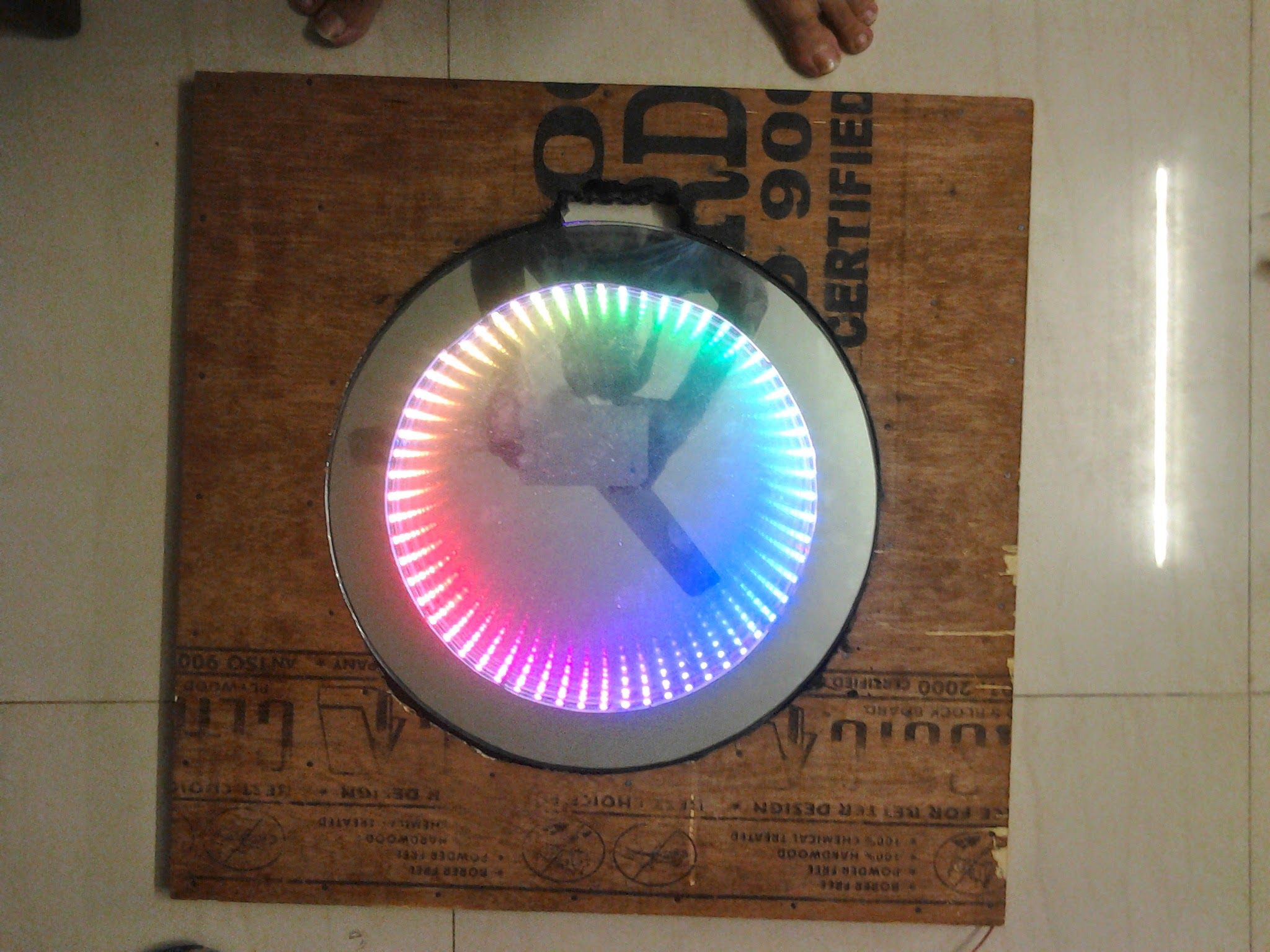 Infinity Mirror Clock : 9 Steps (with Pictures) - Instructables