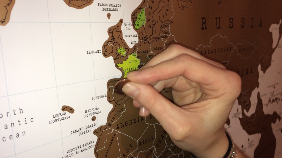 Custom Scratch Map Frame : 5 Steps - Instructables