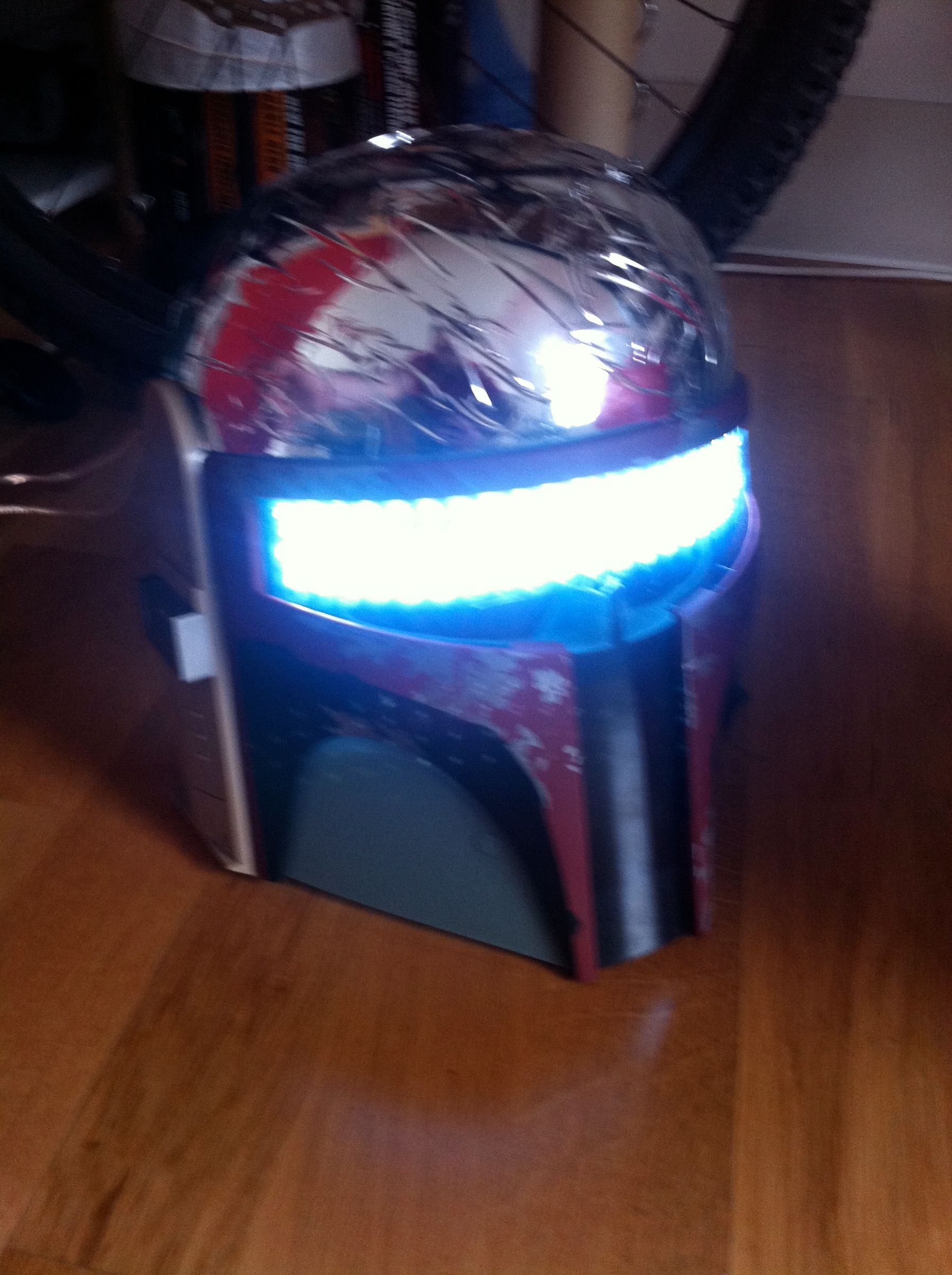 DAFT PUNK TRON (GUY-MANUEL) HELMET, WITH SUIT AND GLOVES - Instructables