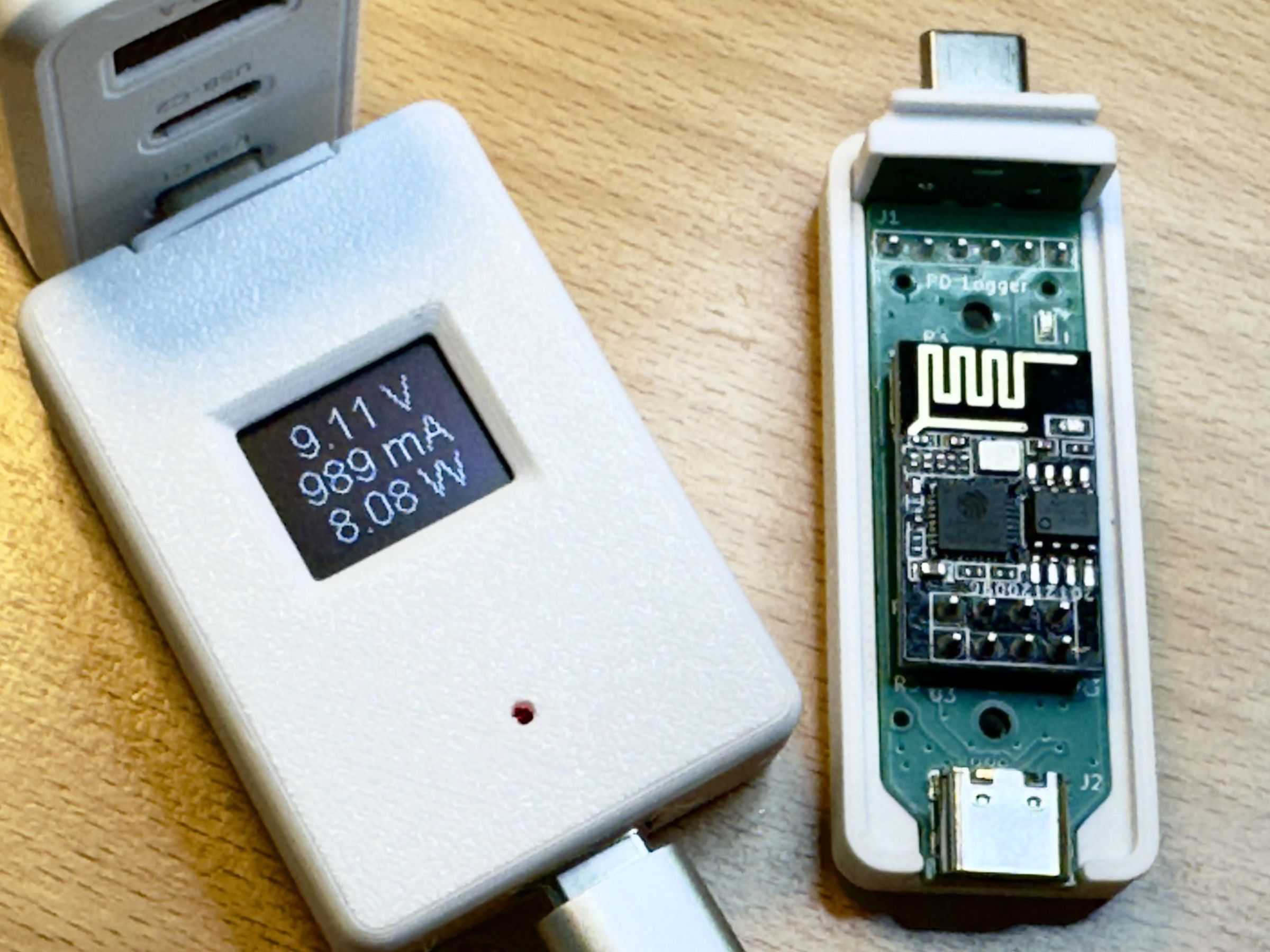 Make Your Own USB-C Power Delivery Tools: OLED Power Meter + Wi-Fi ...