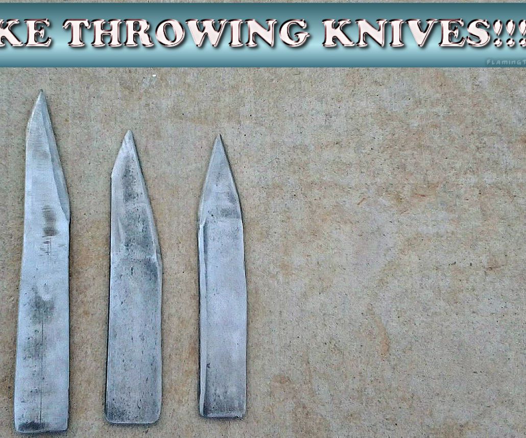 HOW TO MAKE THROWING KNIVES!!! - Instructables