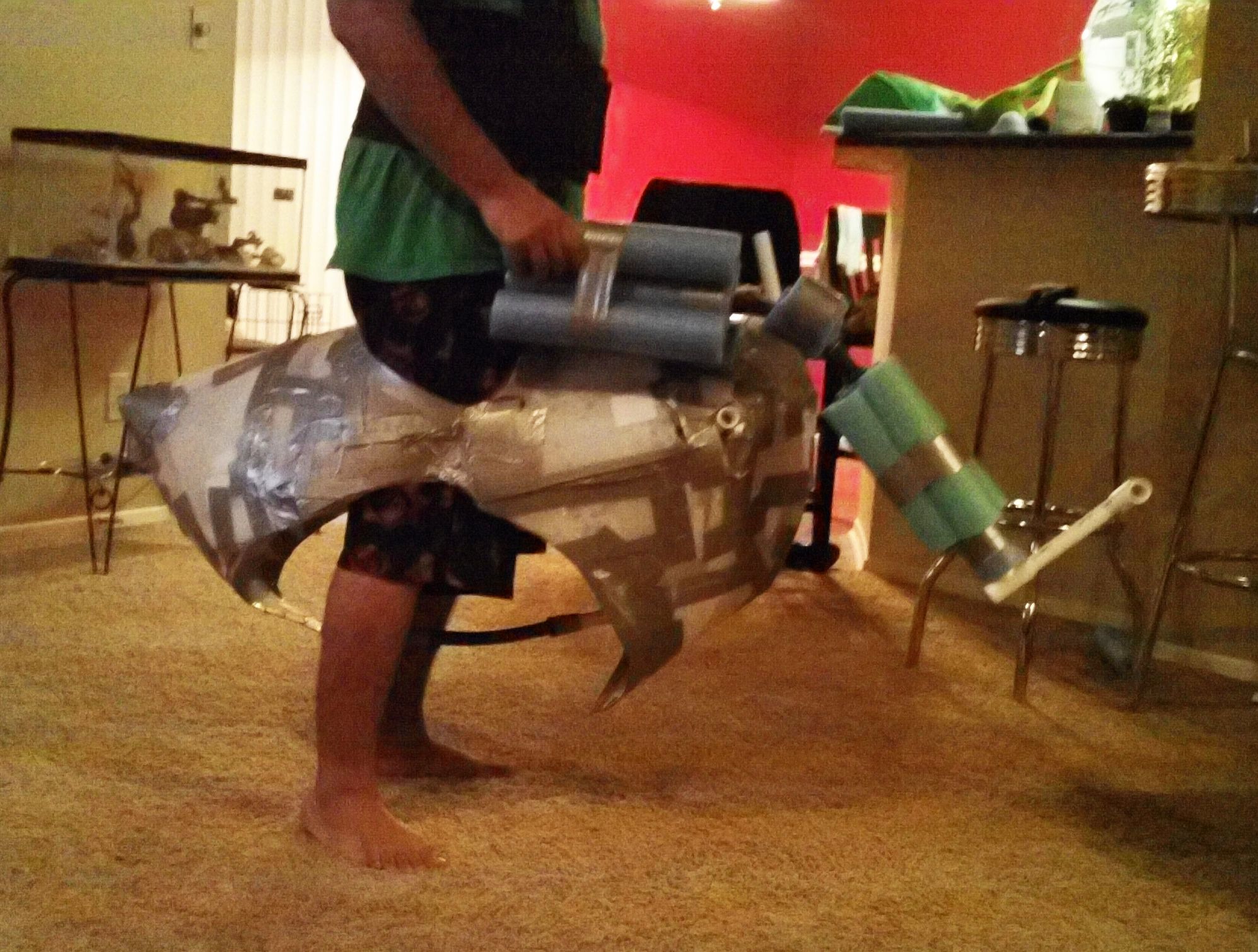 Super Mario Yoshi Rider Costume : 17 Steps (with Pictures) - Instructables