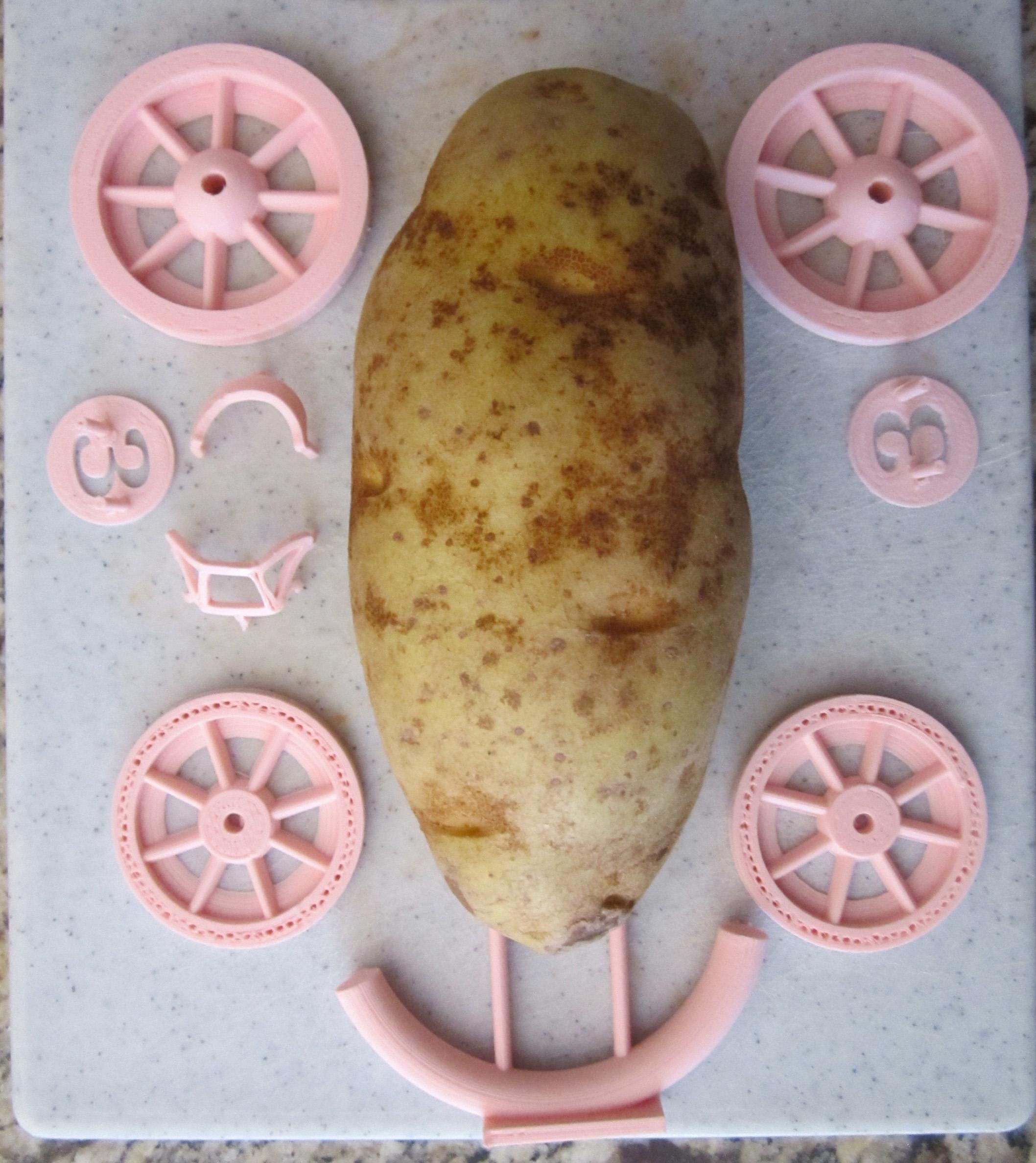 Spud Racer the Tinker CAD Series! : 5 Steps (with Pictures) - Instructables