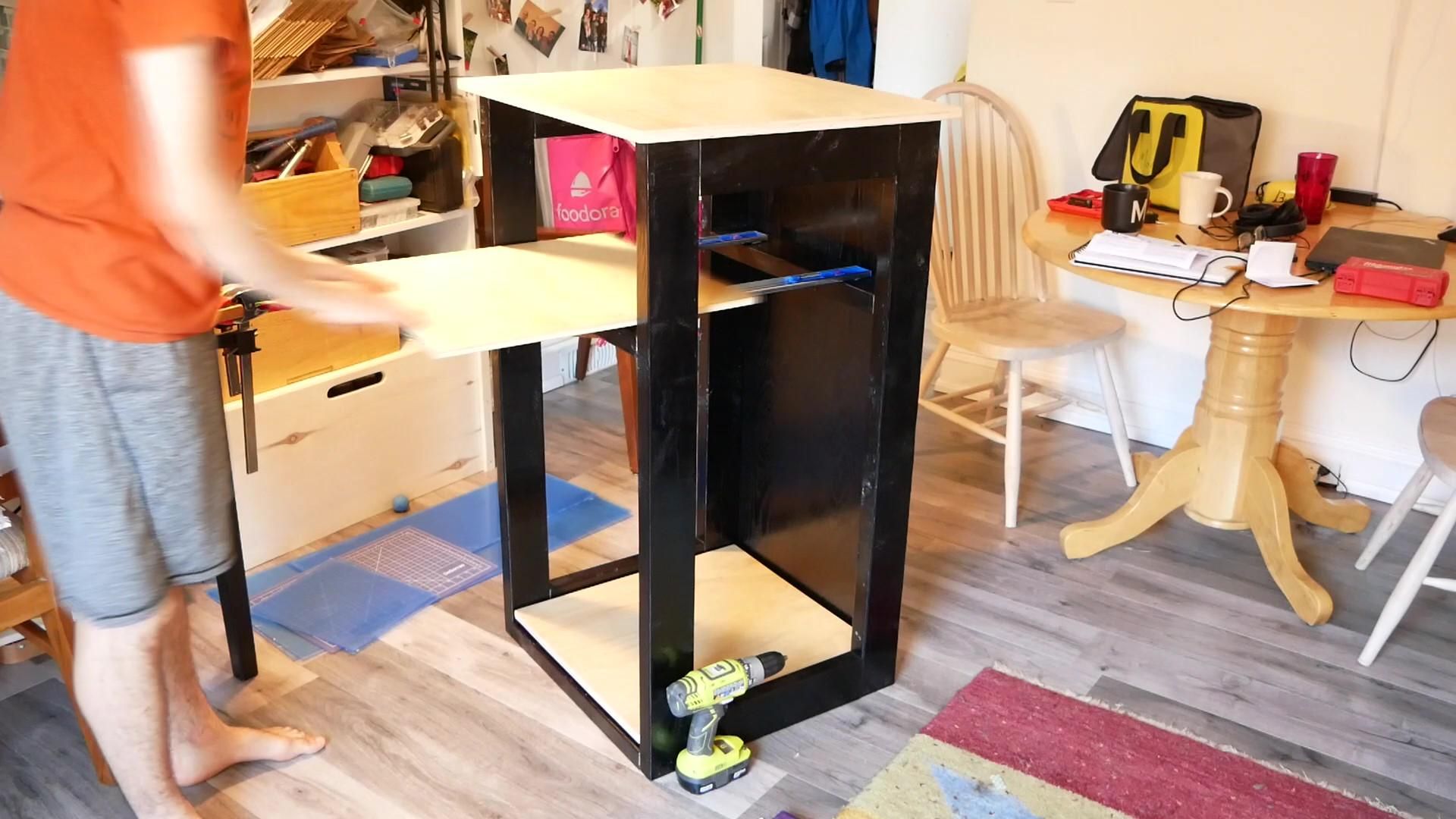 3D Printer Enclosure and Standing Desk : 18 Steps (with Pictures ...