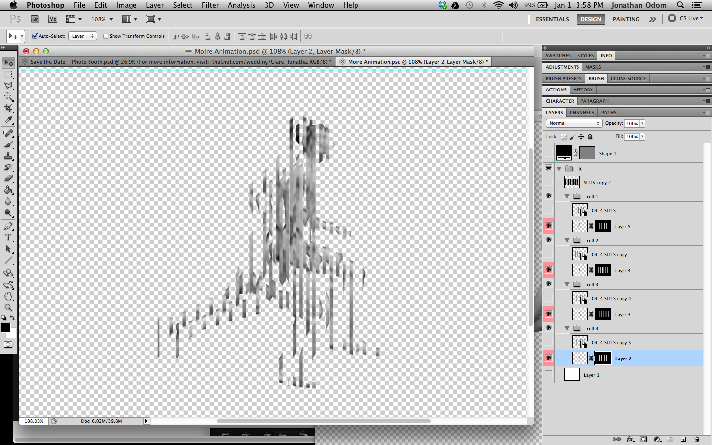 2D Moire (Slit) Animation : 7 Steps (with Pictures) - Instructables