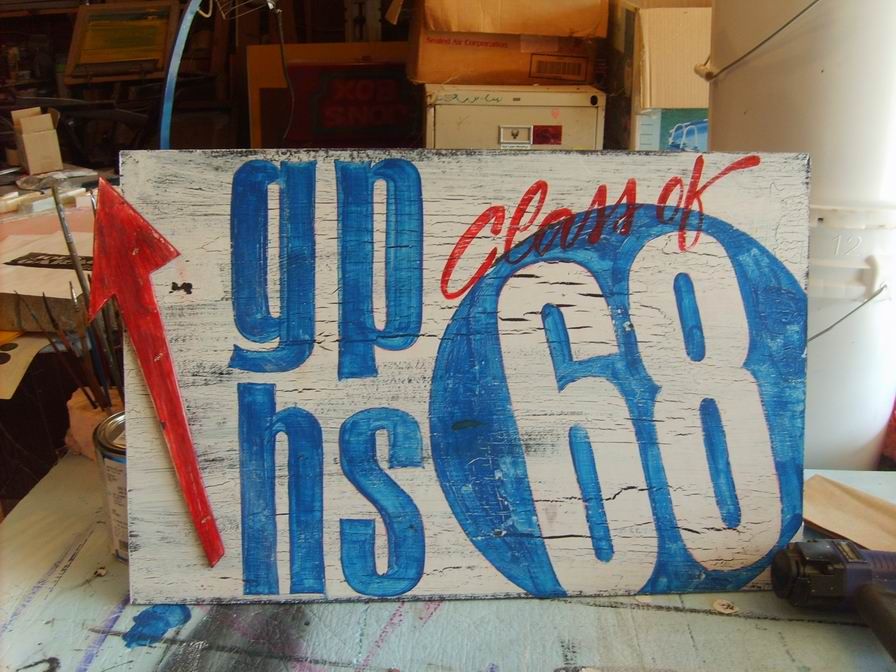 Painting an "antique" Sign : 6 Steps - Instructables