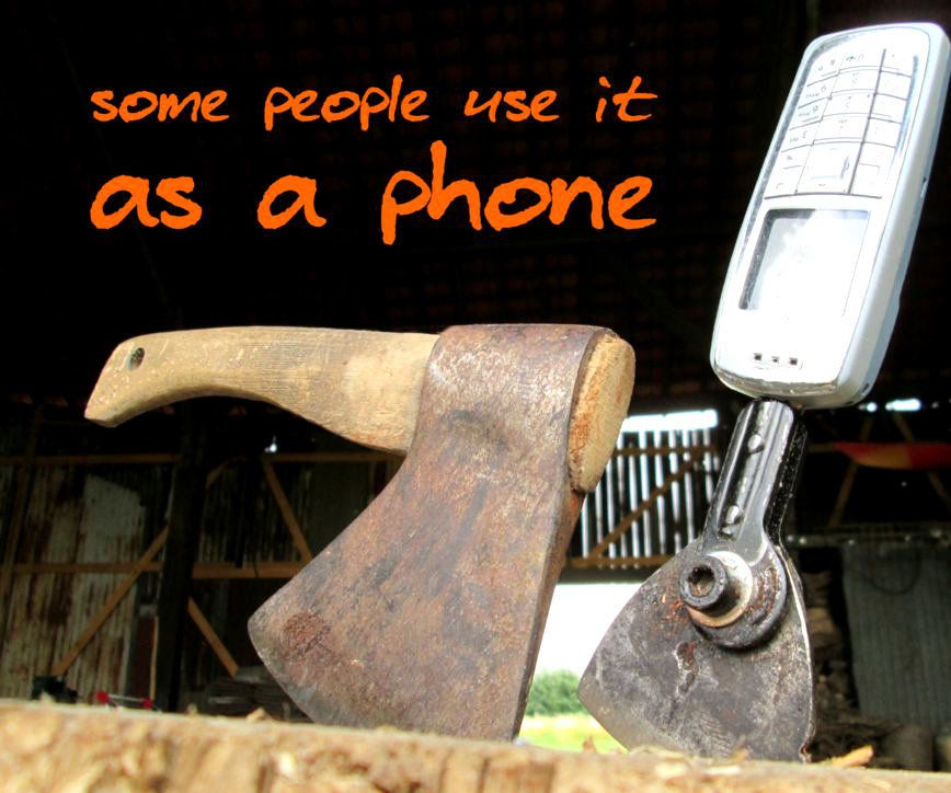 Instant Axe Aka Cell Phone Axe : 8 Steps (with Pictures) - Instructables