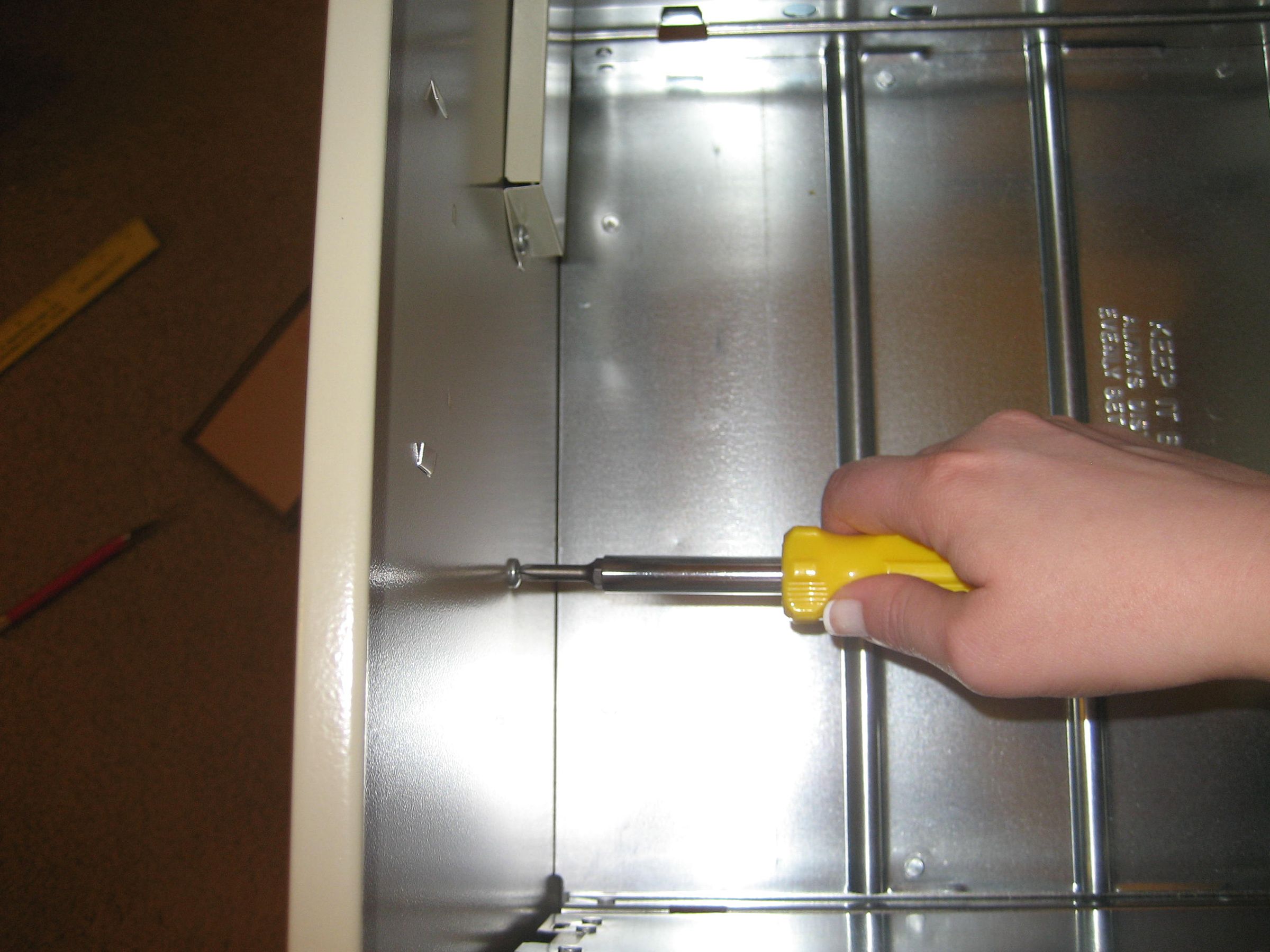 File Cabinet Makeover: How to Cover a File Cabinet With Contact Paper ...