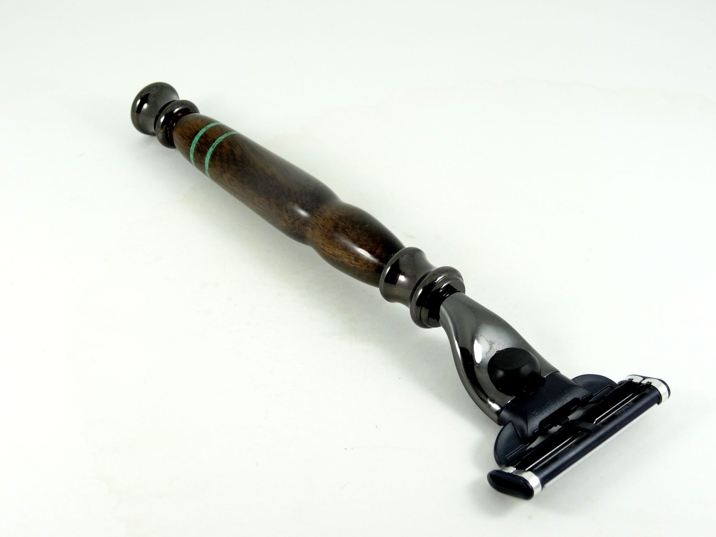 Wood Turned Razor With Stone Inlays : 5 Steps (with Pictures ...