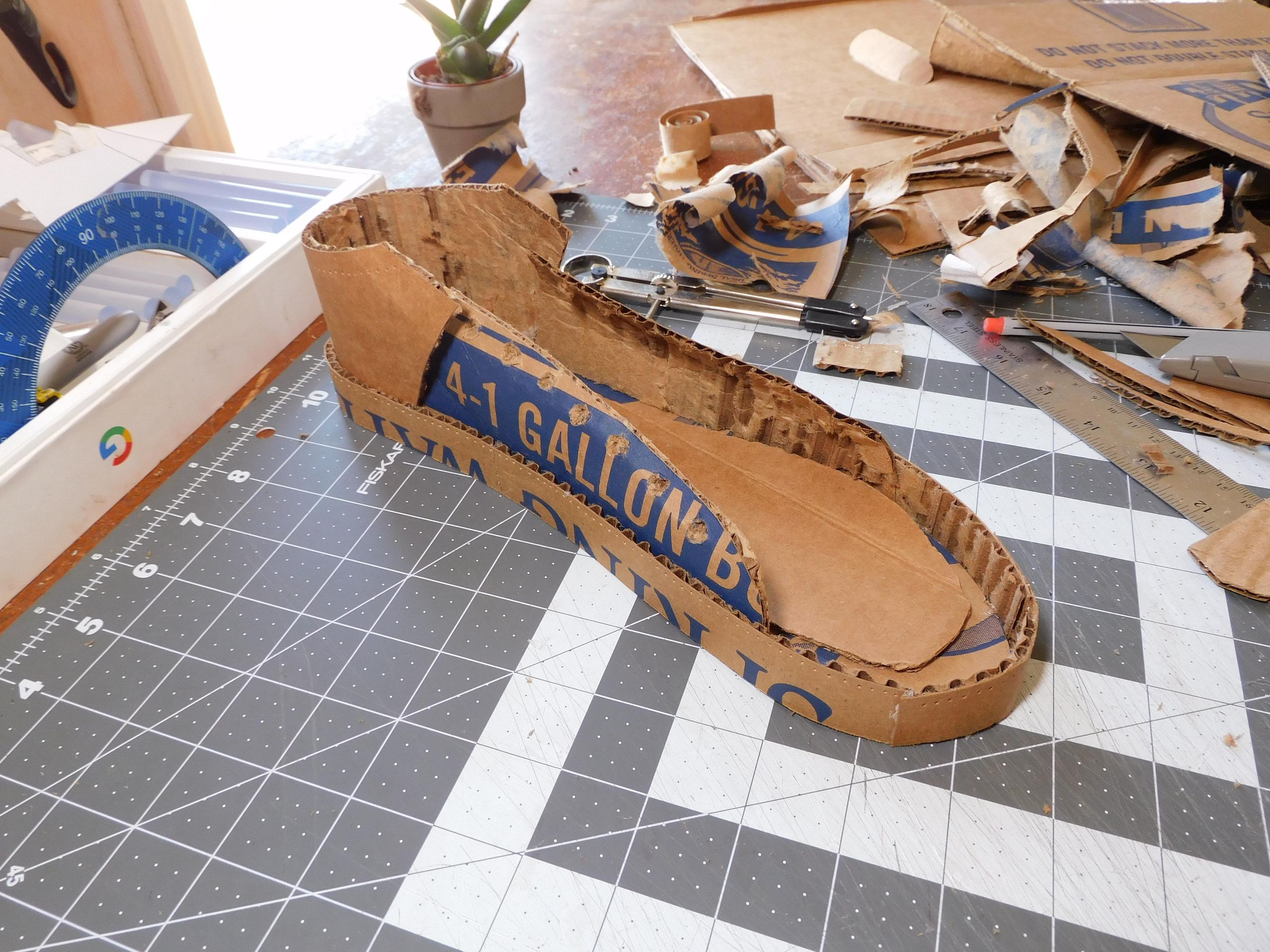 How to Make a Cardboard Sneaker... : 6 Steps (with Pictures ...