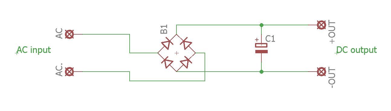 Simple and Small Full-bridge-rectifier : 5 Steps - Instructables