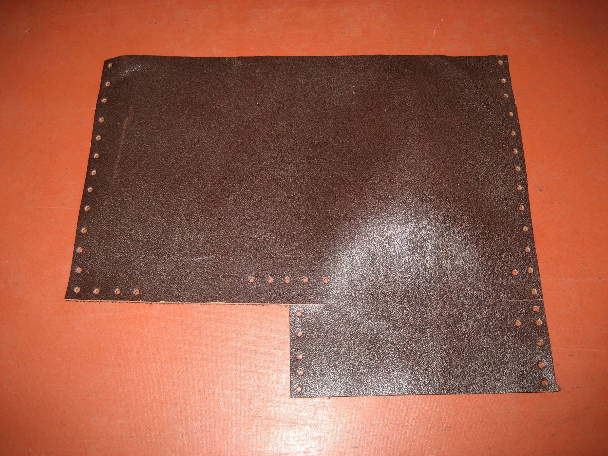 Leather Camera Belt Pouch From a Single Rectangle : 12 Steps ...