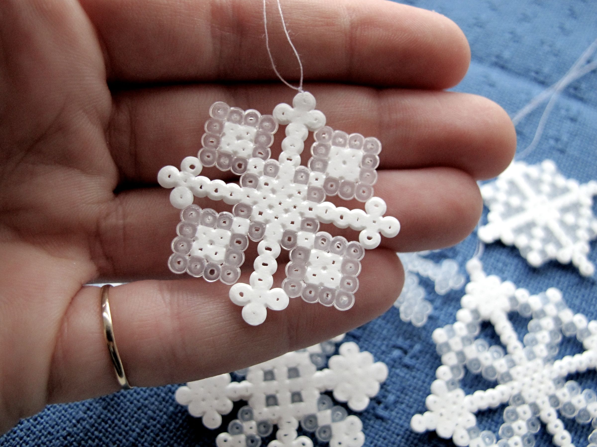 DIY Hama Snowflakes - Instructables