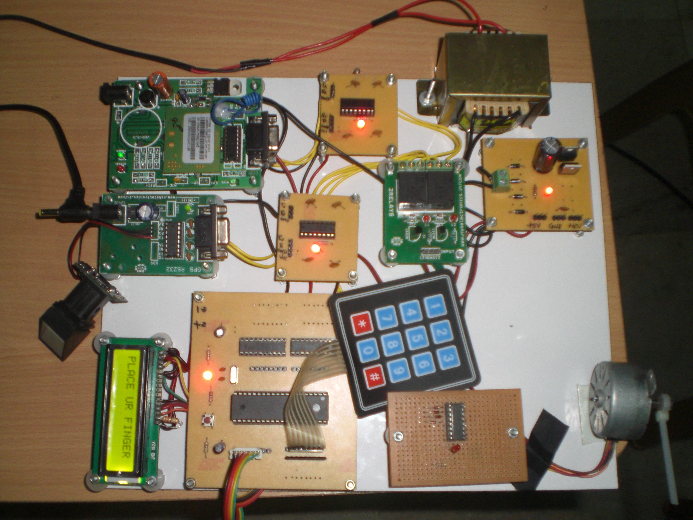 Prototype of Finger Print Based ATM Mechine & Whether Report System ...