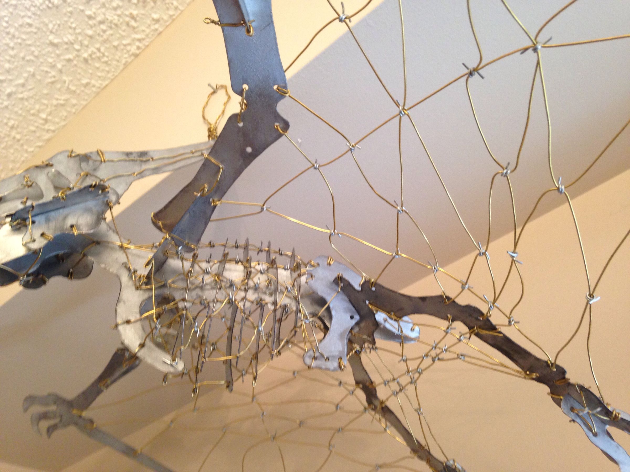 Wire Bound Sheet Metal Dinosaur Skeletons : 11 Steps - Instructables