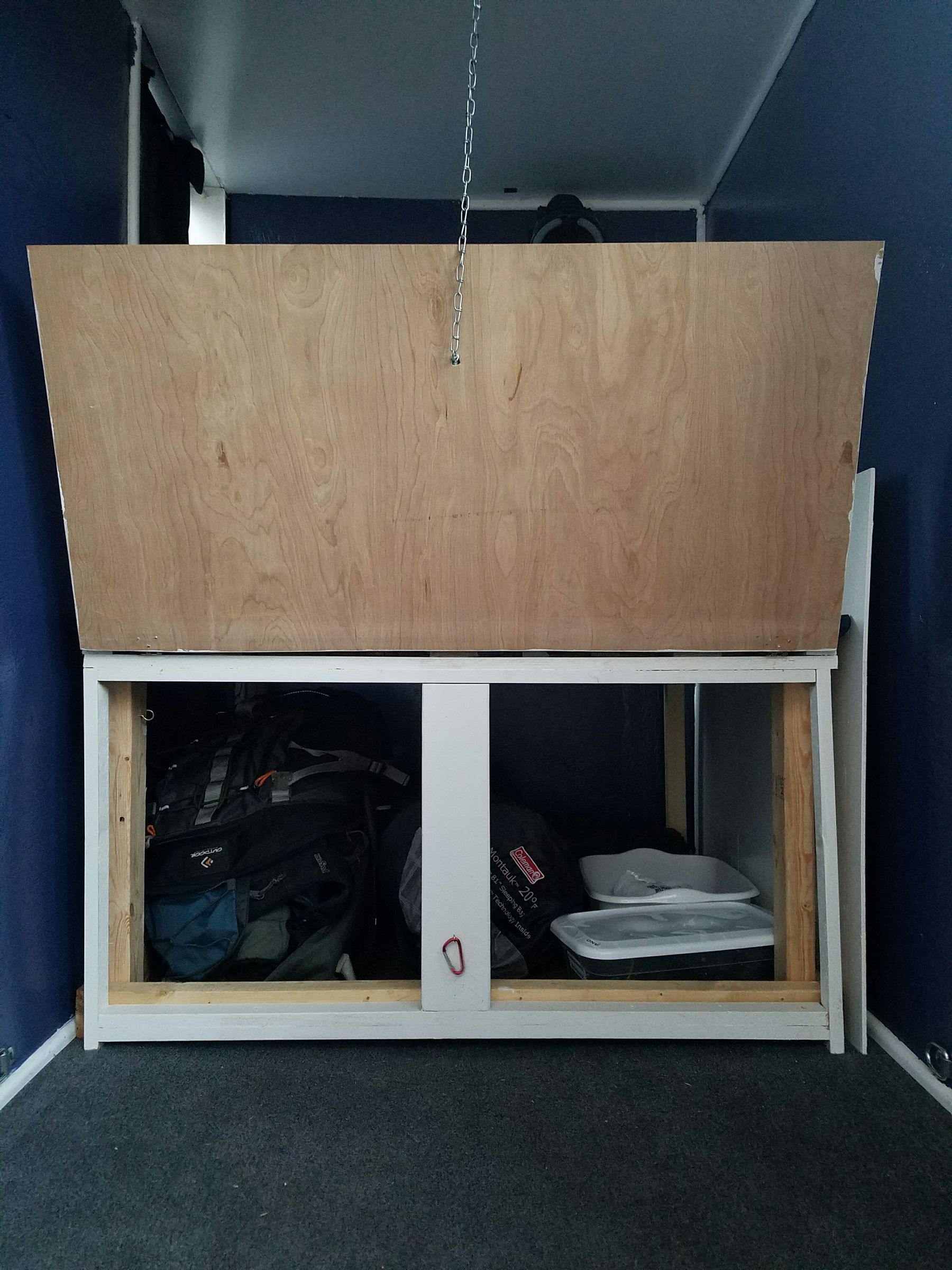 DIY 4X8 Micro-Tiny House Camper on Harbor Freight Trailer : 17 Steps ...