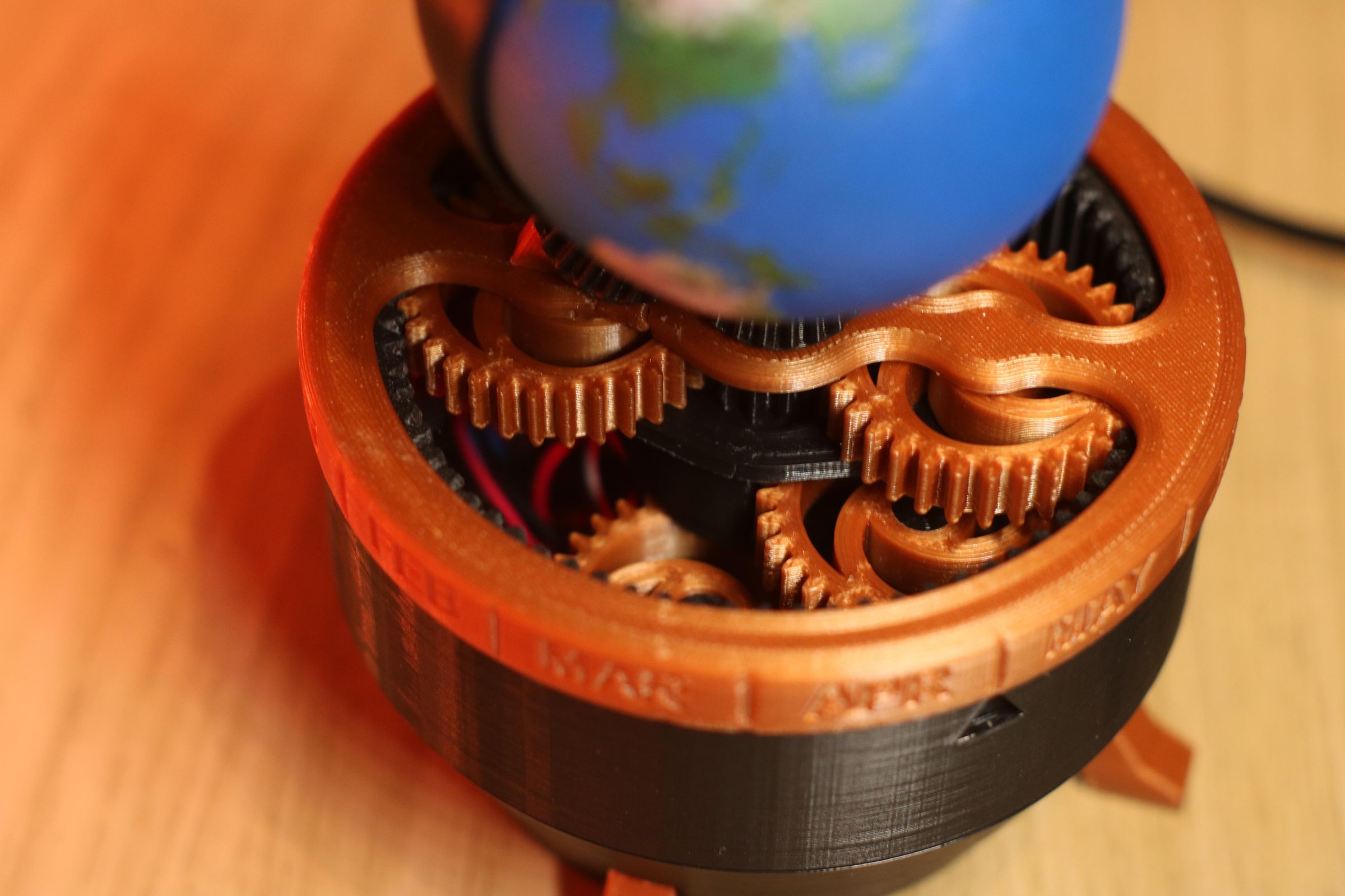 3D Printed Earth Clock : 7 Steps (with Pictures) - Instructables
