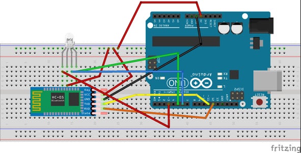 Android Controlled Rgb Led Using Arduino 6 Steps With Pictures Instructables 5064