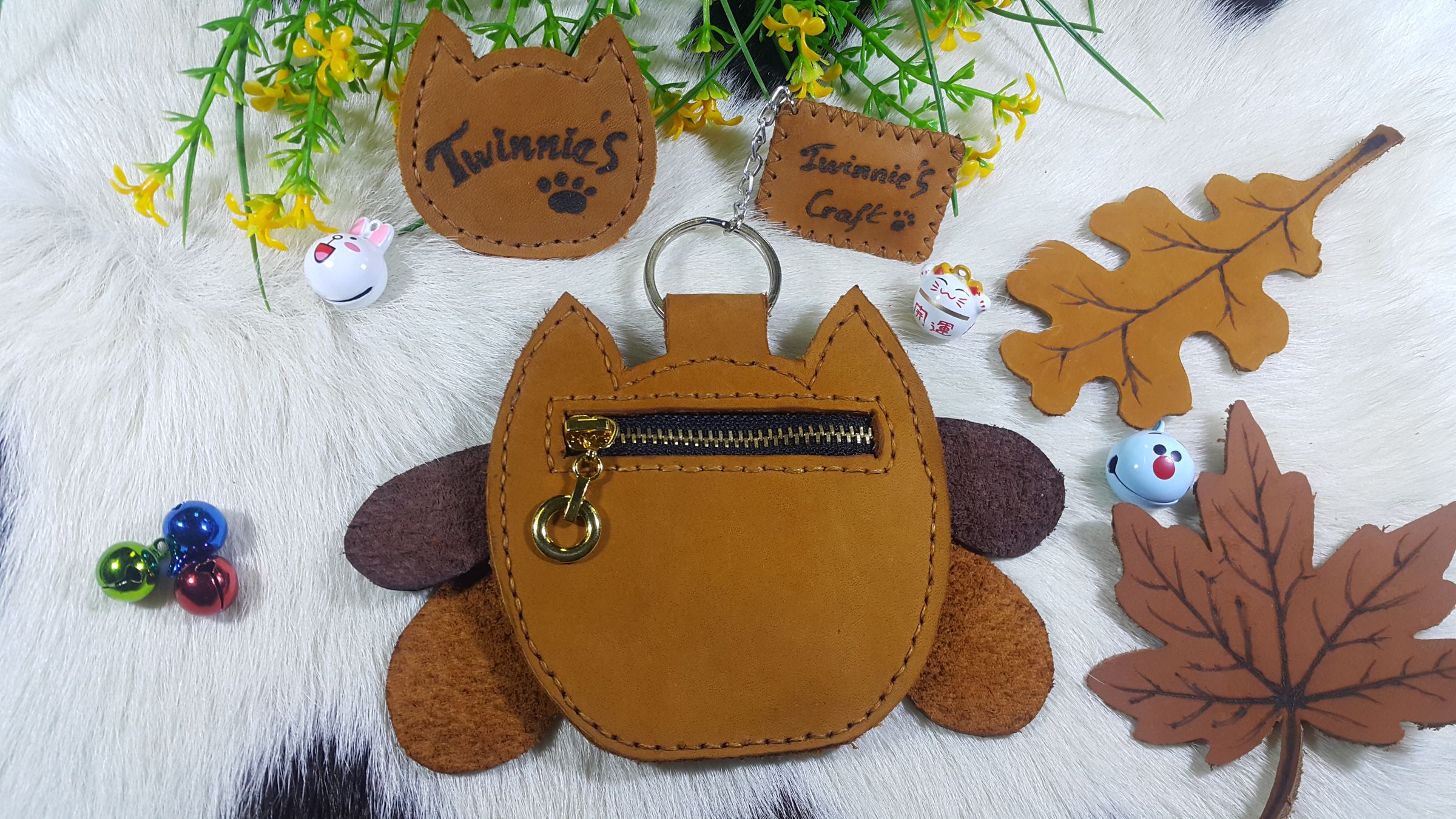 Owl Leather Coin Purse-key Chain : 4 Steps (with Pictures) - Instructables