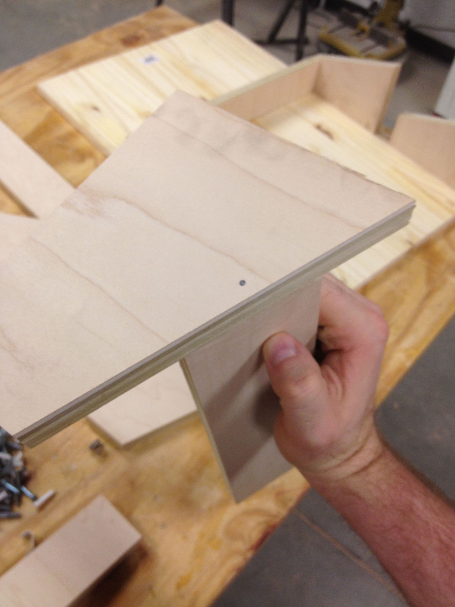 Simple Shoe Rack Free From Techshop Scaps : 4 Steps - Instructables
