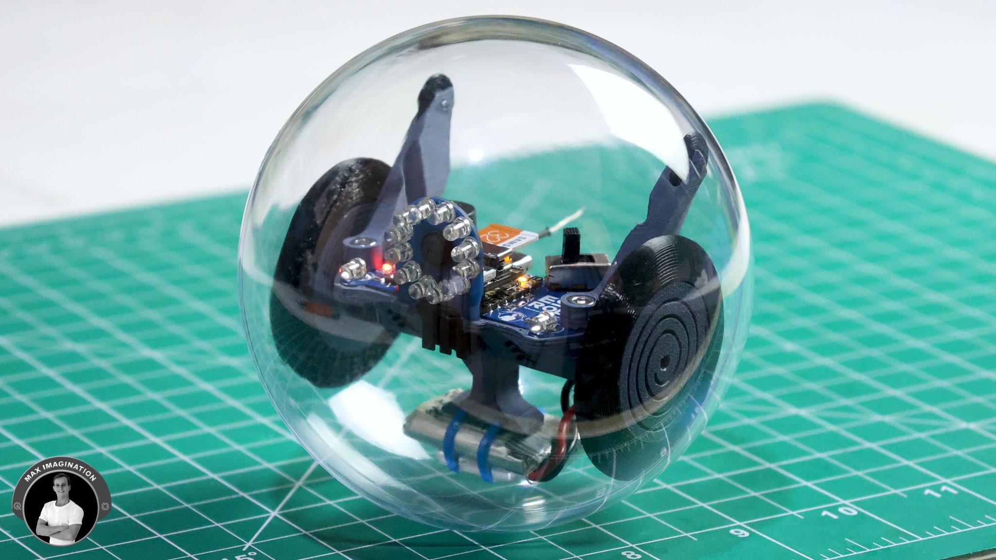 ESP-ROLL: Build a Spherical Self-balancing Robot With ESP32 Camera! : 15 Steps (with Pictures ...