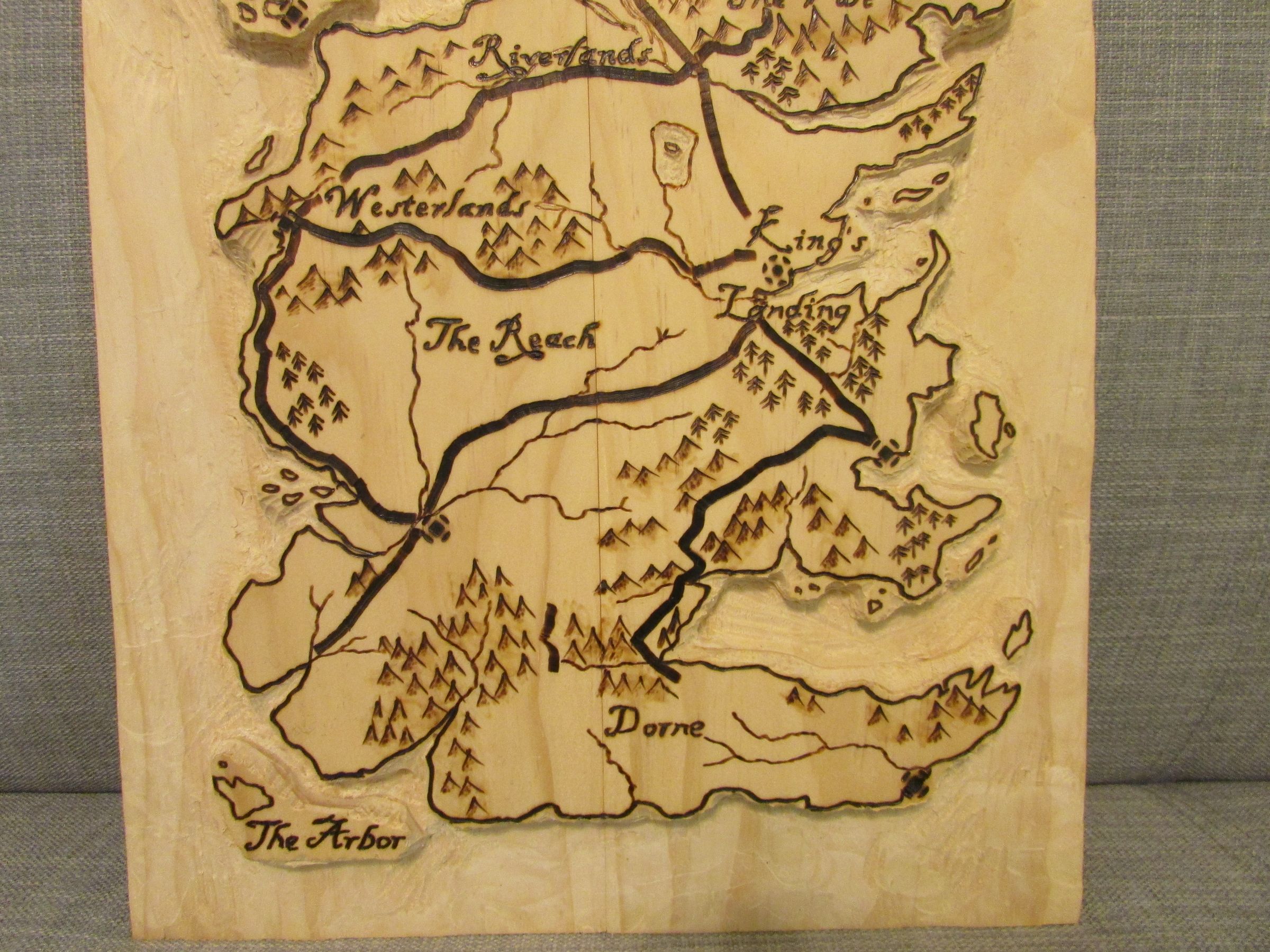Game of Thrones Painted Table / 3D Map : 7 Steps (with Pictures ...