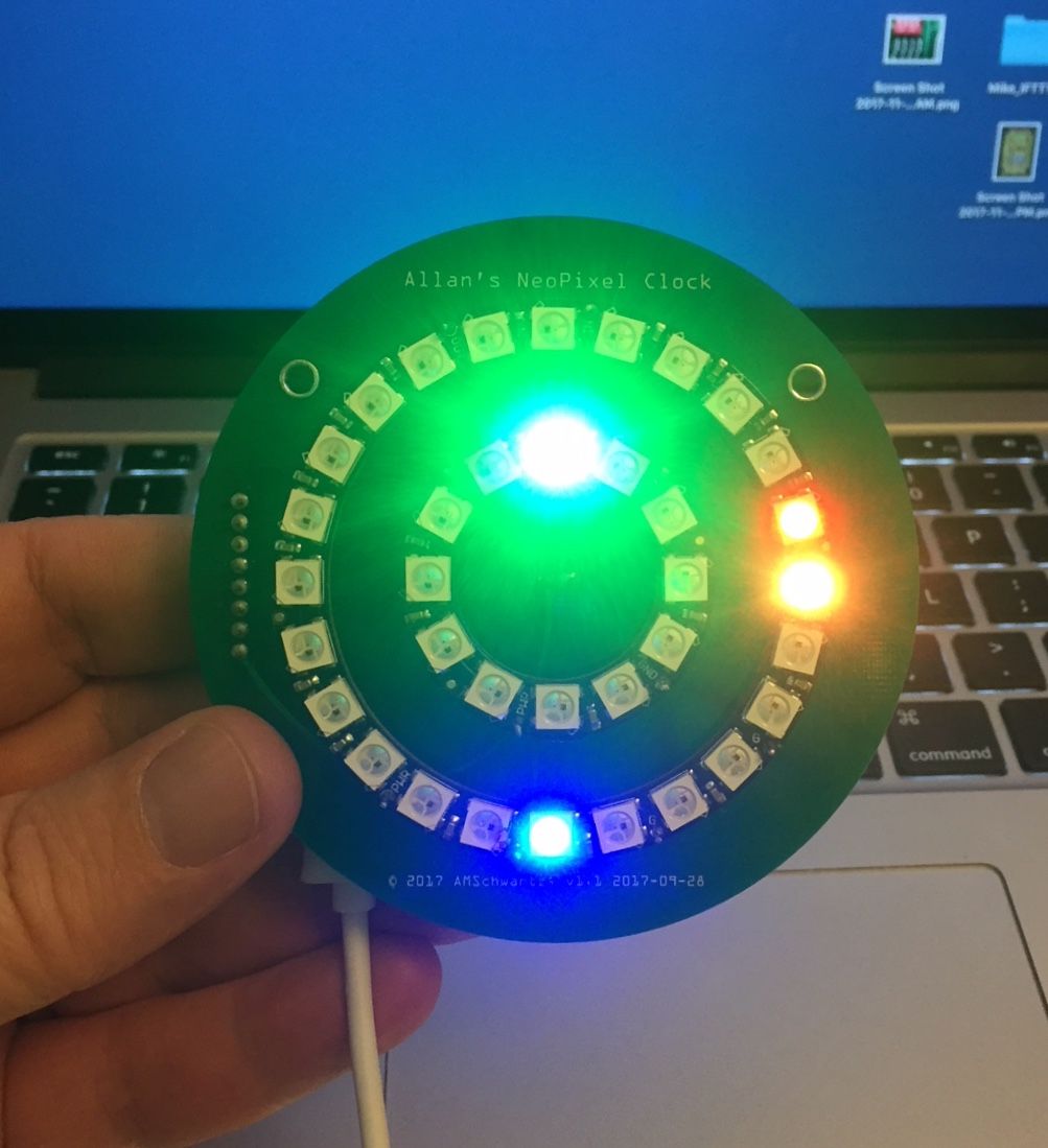 Desktop NeoPixel Clock : 11 Steps (with Pictures) - Instructables