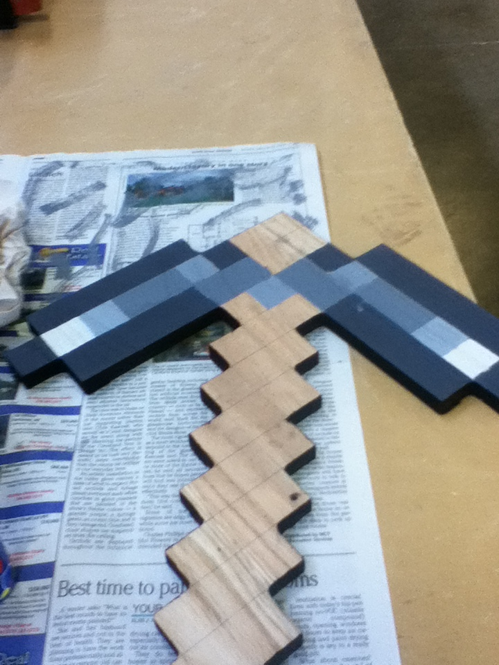 How To Make A Wooden Pickaxe In Real Life