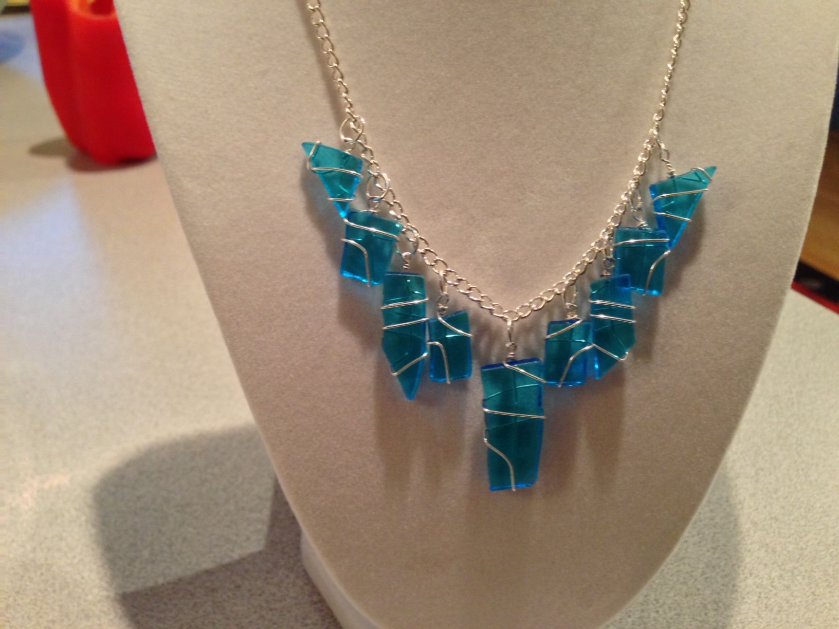 How to Make a Necklace From a Shard of Glass : 10 Steps (with Pictures ...