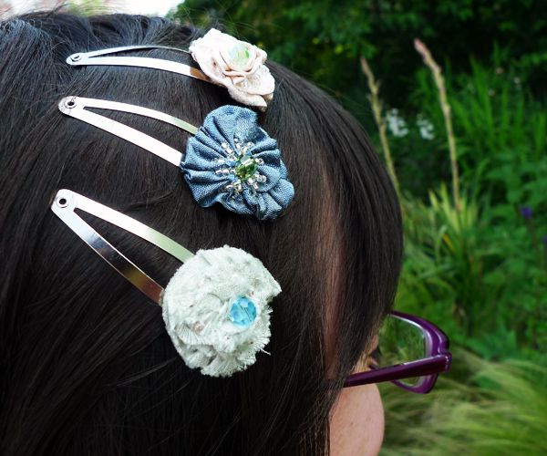 Rosette Barrettes : 4 Steps - Instructables