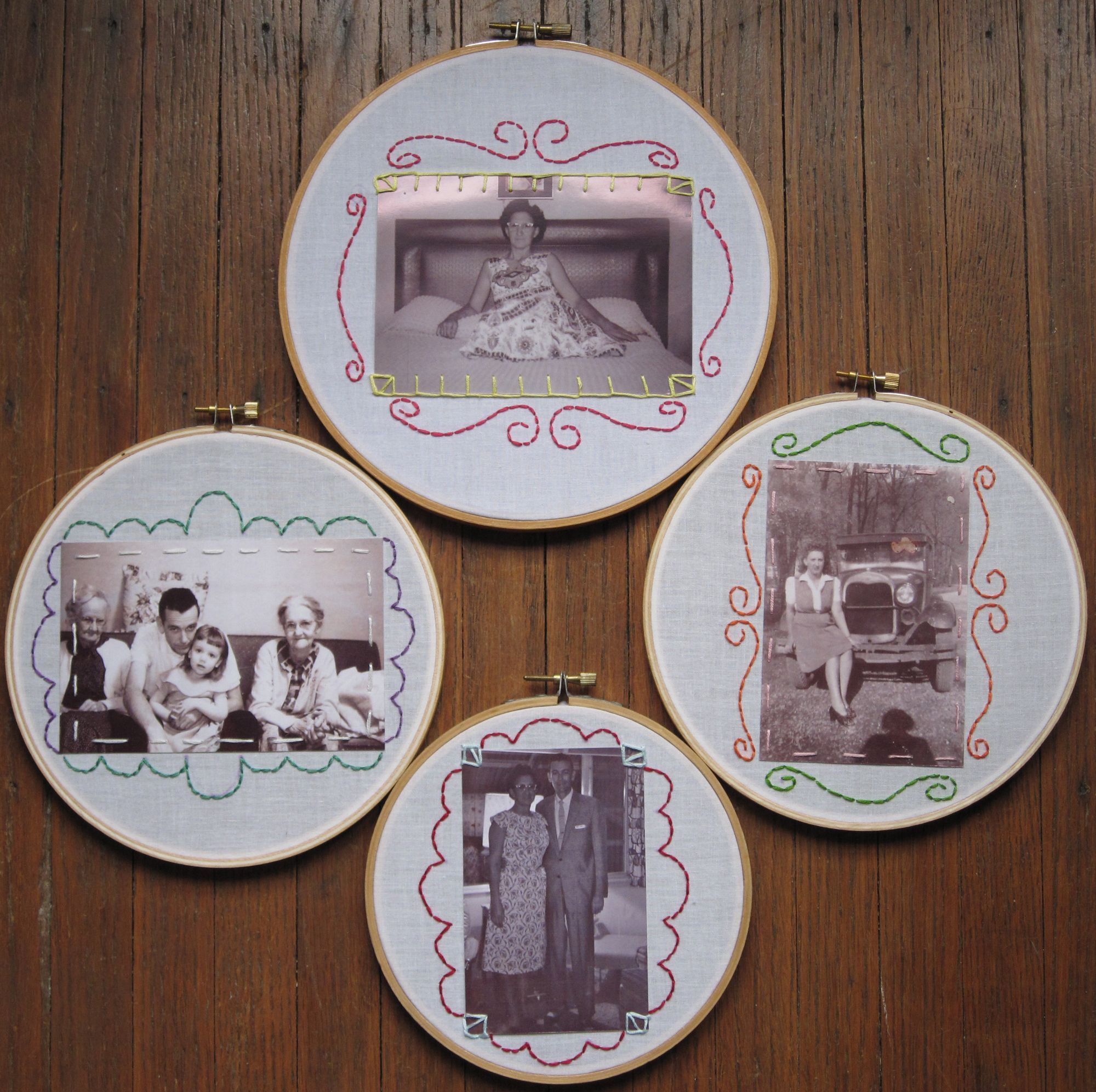 Embroidery Hoop Picture Frame! : 6 Steps (with Pictures) - Instructables