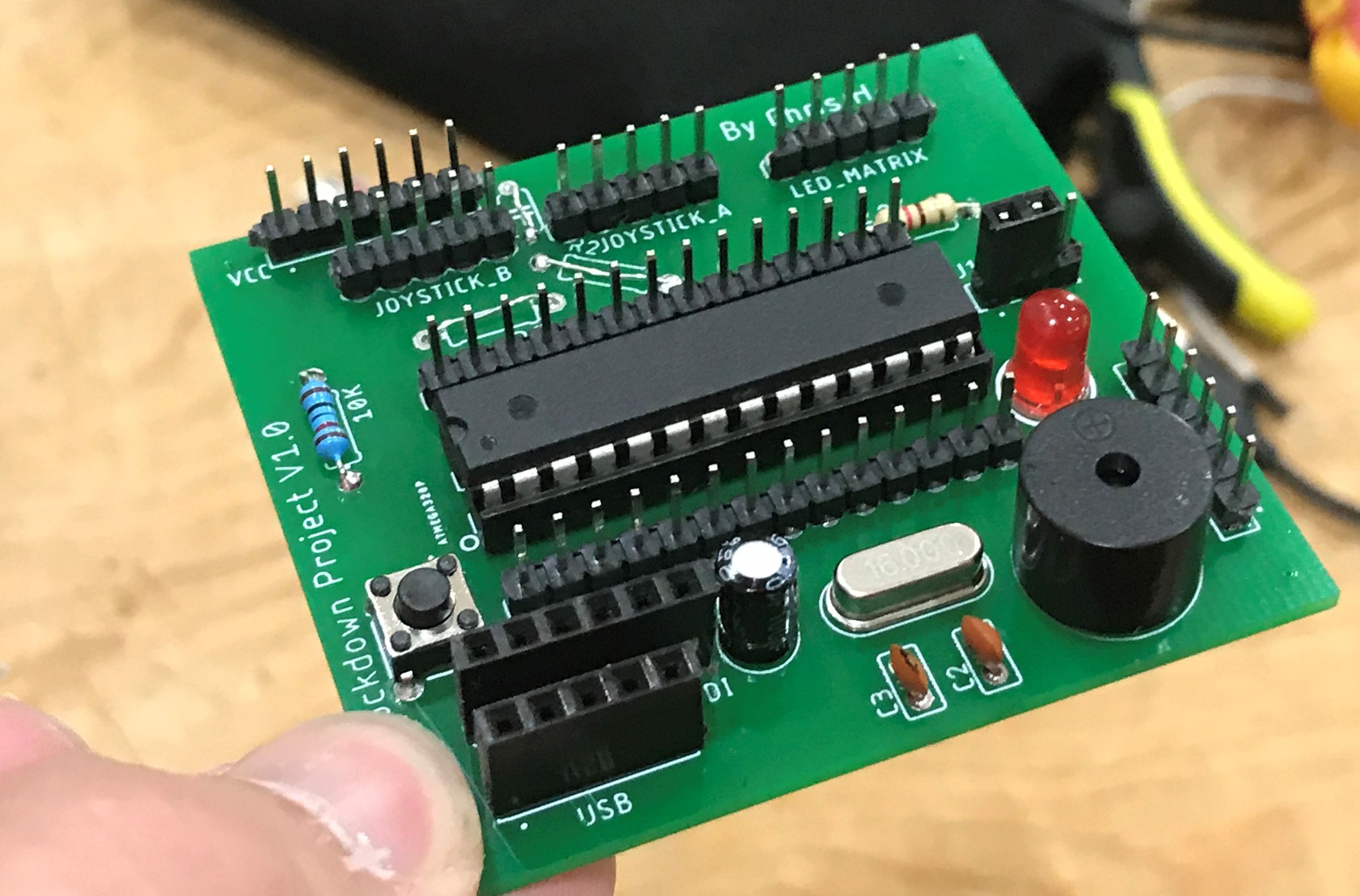 Arduino Pong Tennis PCB | Arduino, Autodesk Eagle and JLCPCB : 11 Steps ...