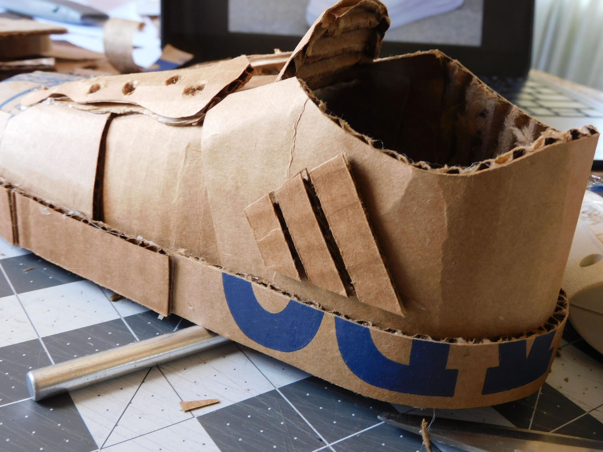 How to Make a Cardboard Shoe Advanced Version!!! : 8 Steps (with ...