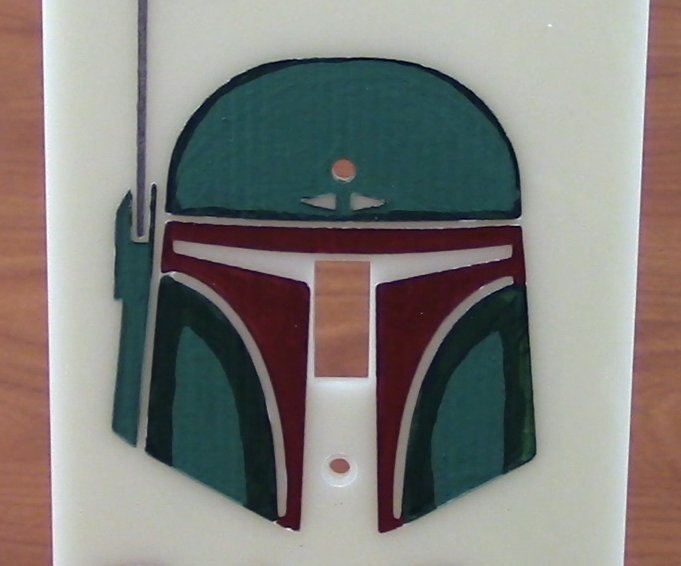 How to Laser Cut and Engrave a Star Wars Light Switch Plate : 7 Steps ...
