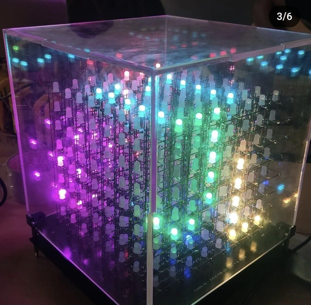 Coobie V2 - a Web-Controlled 8x8x8 RGB LED Cube : 7 Steps (with ...