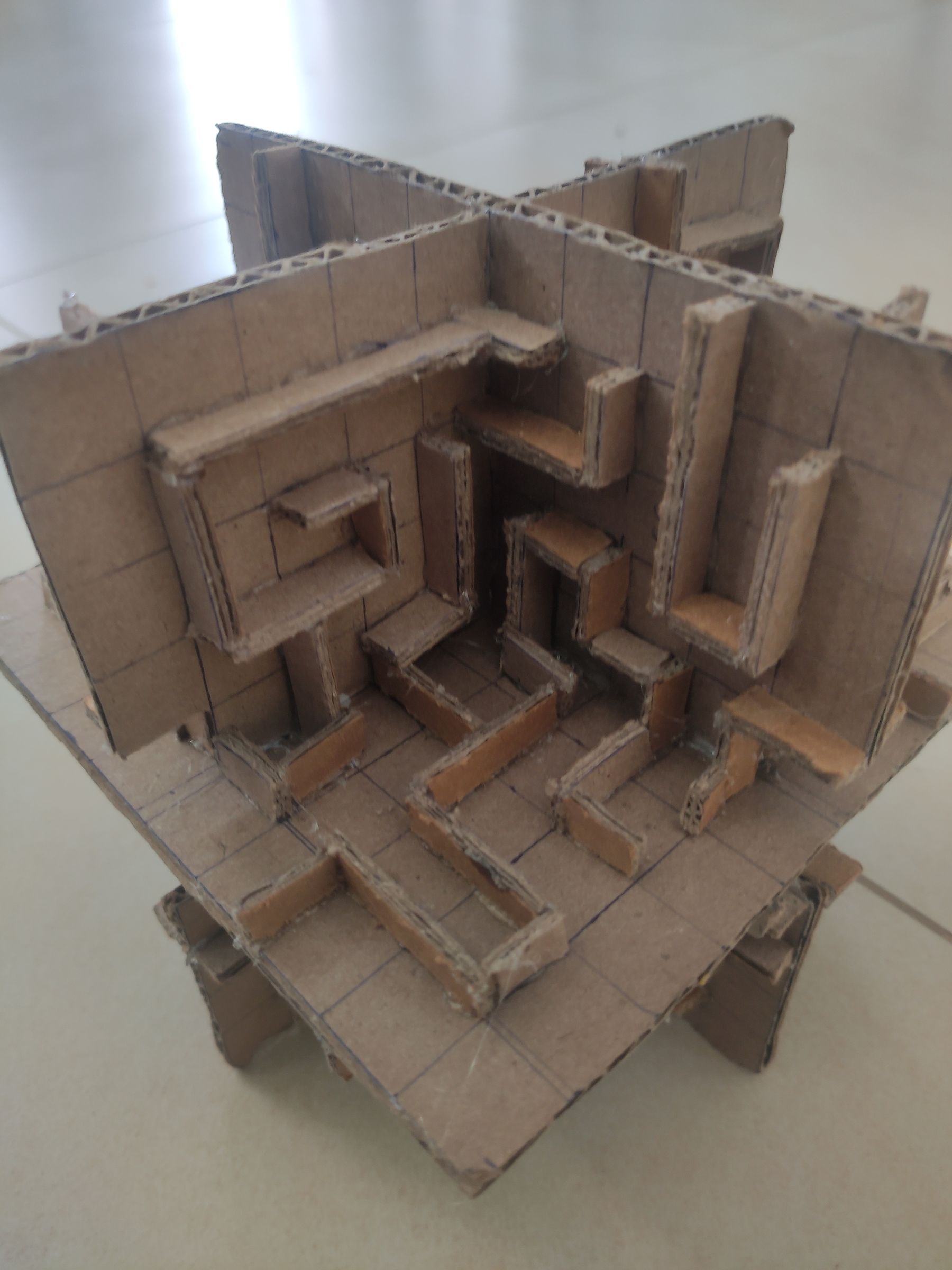 3D Cardboard Labyrinth Maze : 19 Steps (with Pictures) - Instructables