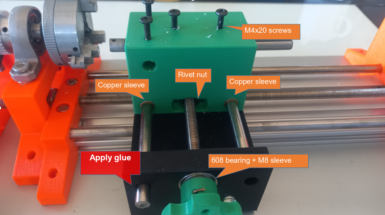 3D Printed Mini Lathe for Wood + Plastic + Aluminum : 6 Steps ...