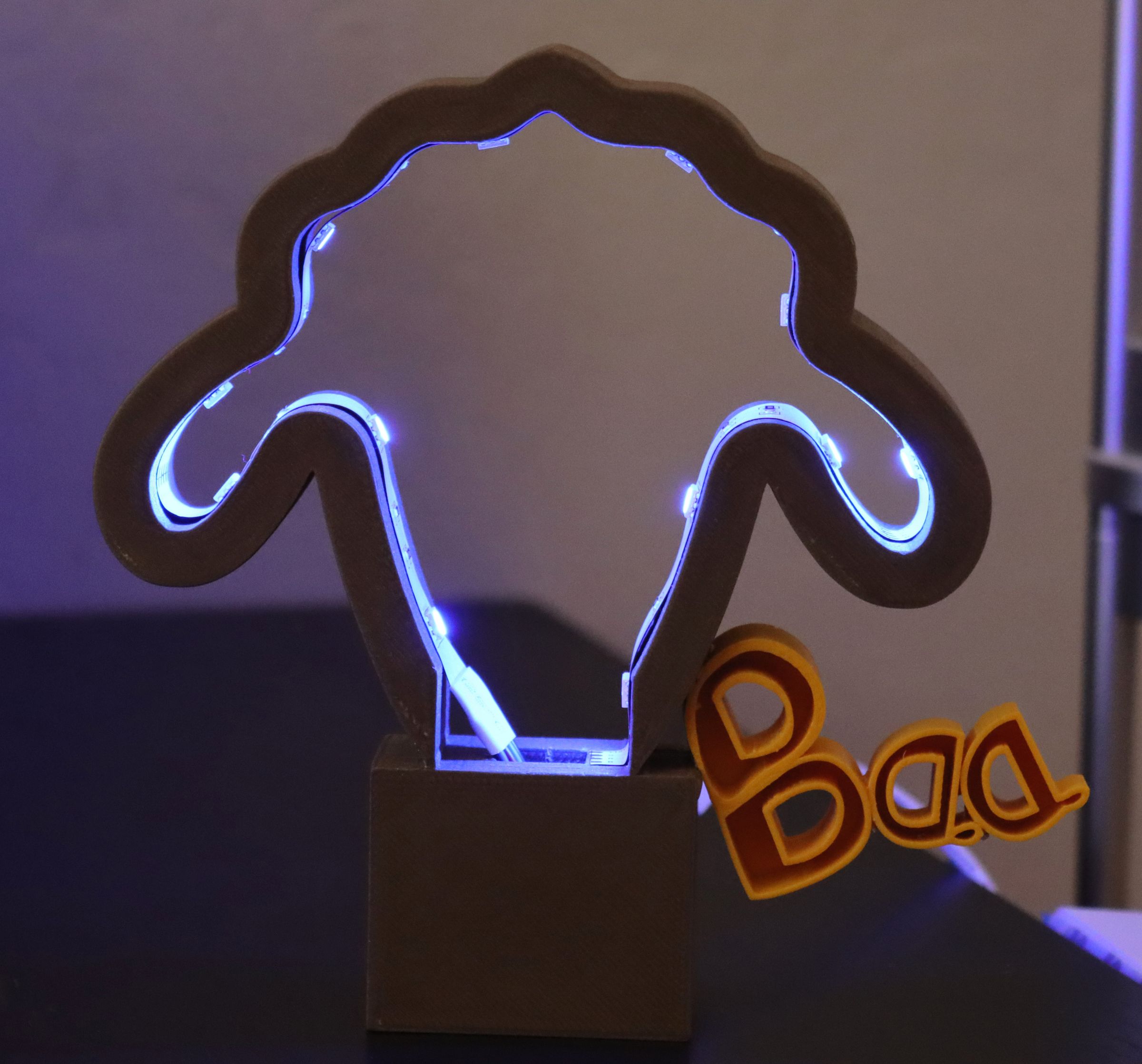 LED Sheep "Baa" Light (Made in Fusion 360) : 14 Steps (with Pictures ...