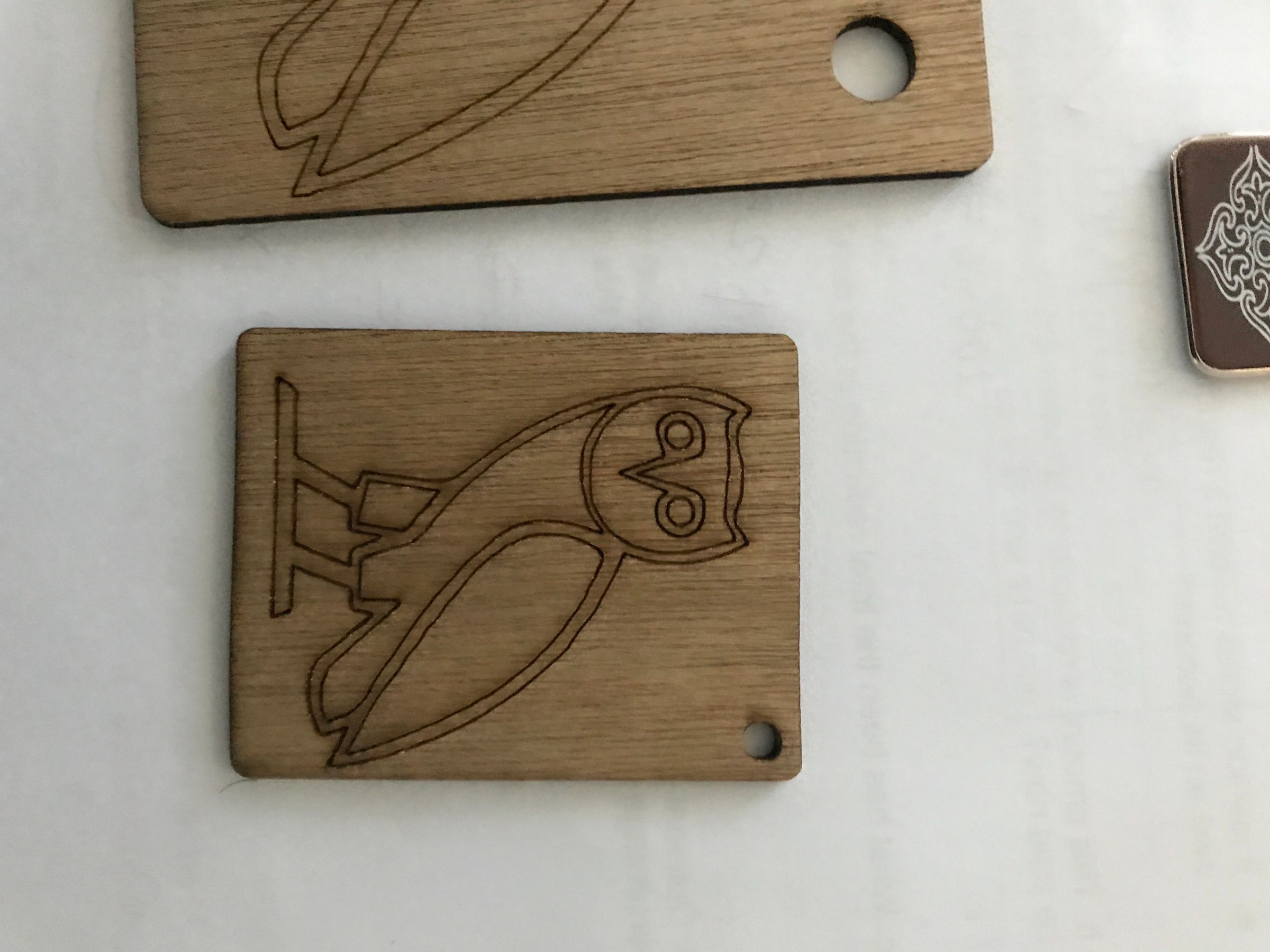 How to Make a Laser Cut Keychain Pendant by Abigail Nair : 8 Steps ...