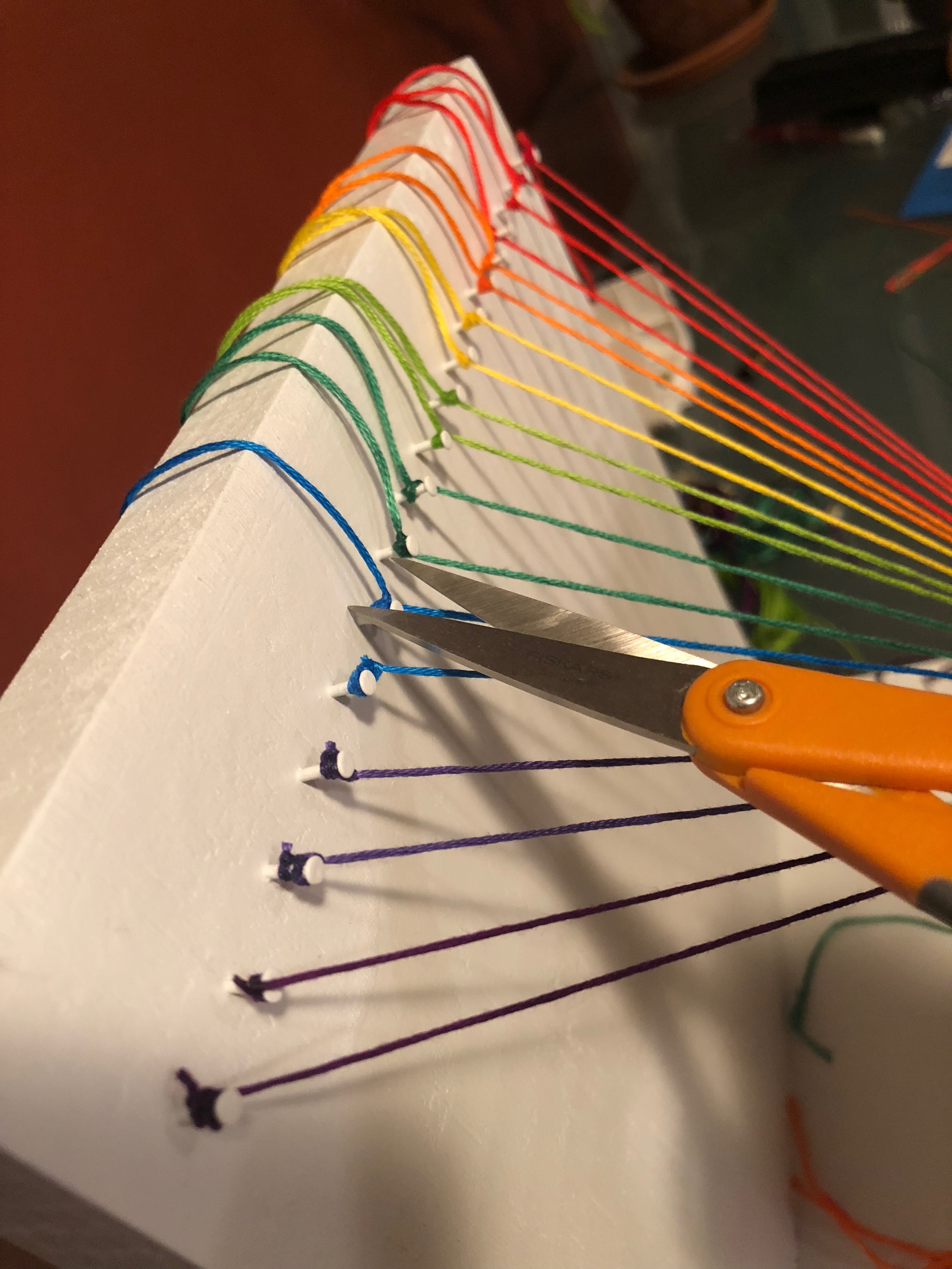 Rainbow String Art : 5 Steps (with Pictures) - Instructables