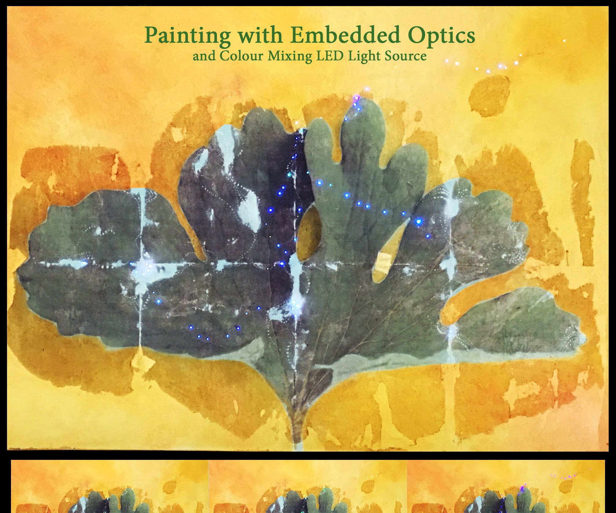 Painting With Embedded Optics and Colour Mixing LED Light Source : 10 ...