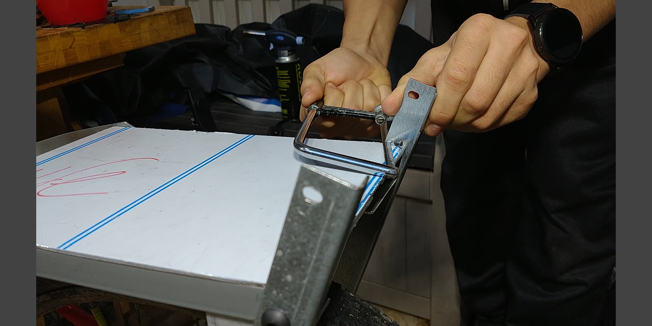 DIY Bike Rear Rack With a MAGNETIC U-lock Mount! (no Welding) : 16 ...