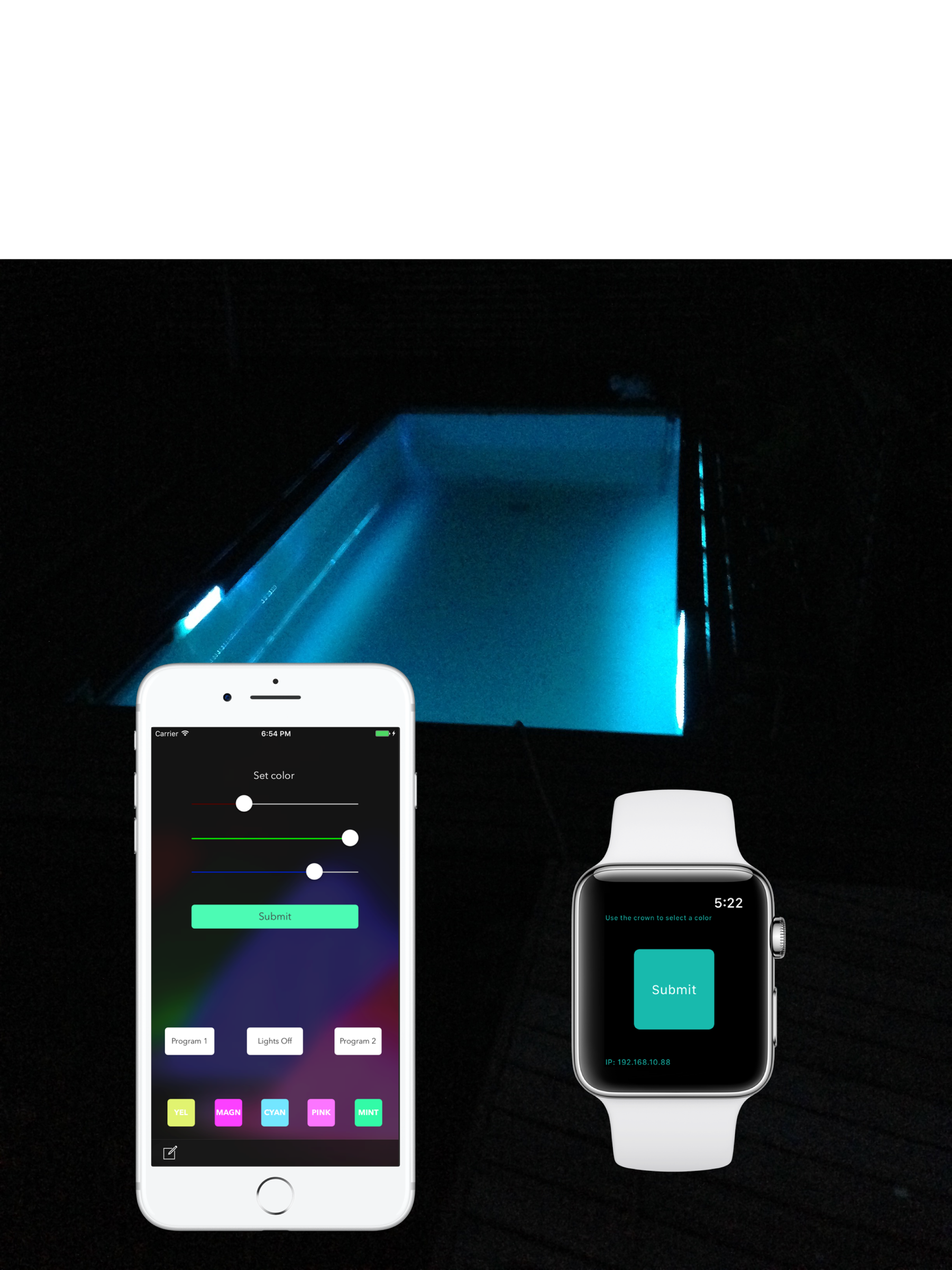 Control Arduino RGB LEDs by IPhone Using WiFi : 3 Steps - Instructables